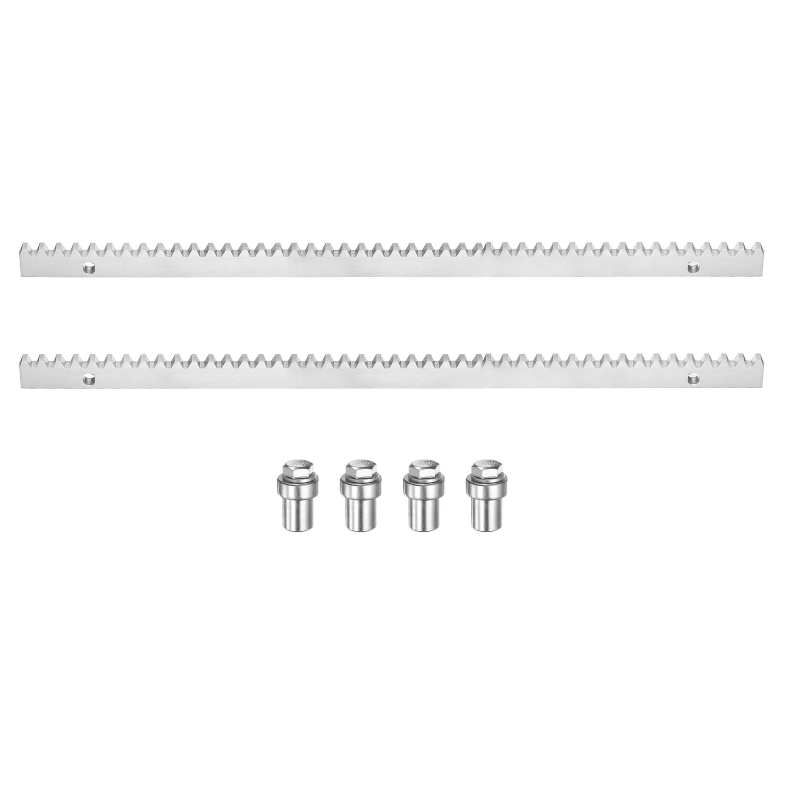 Uxcell Steel Gear Rack, 2 Pack Total 3.3 ft Heavy Duty Reinforced Rack ...