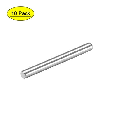 Uxcell 304 Stainless Steel Dowel Pin 3x6 mm (1/8" Dia) 100 Pcs Hardened ...