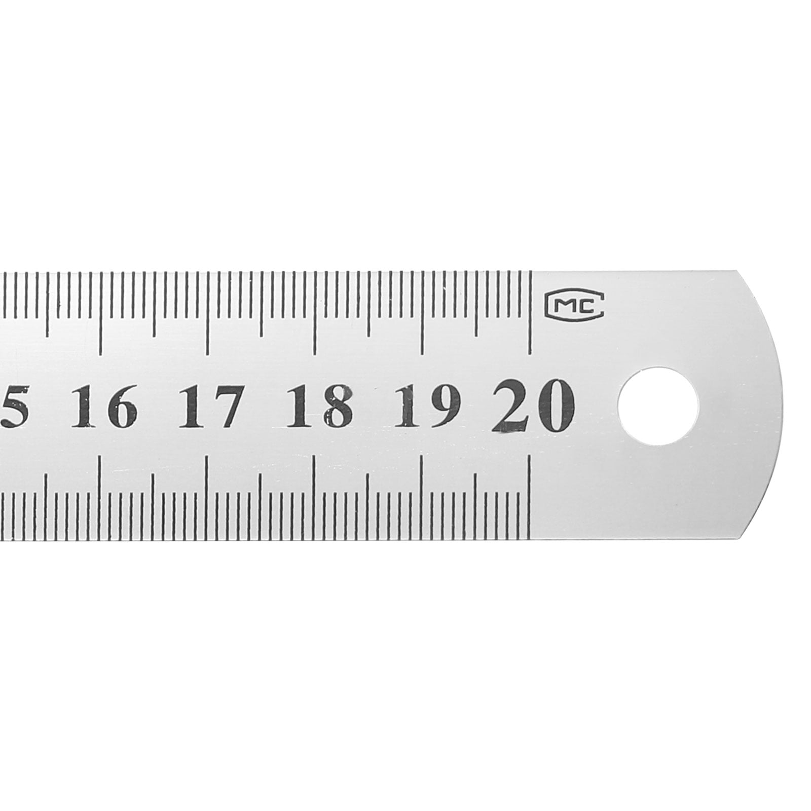 Uxcell 3 Pcs Steel Ruler 8"x1-1/32" Carbon Steel Machinist Metal Ruler ...