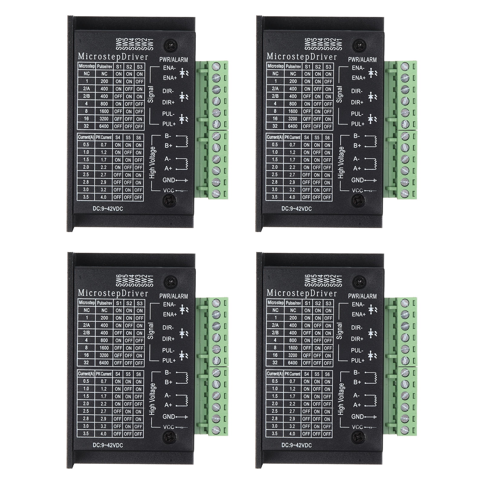 Uxcell Stepper Motor Drivers, 4 Pack 4A Stepper Driver Controller CNC ...