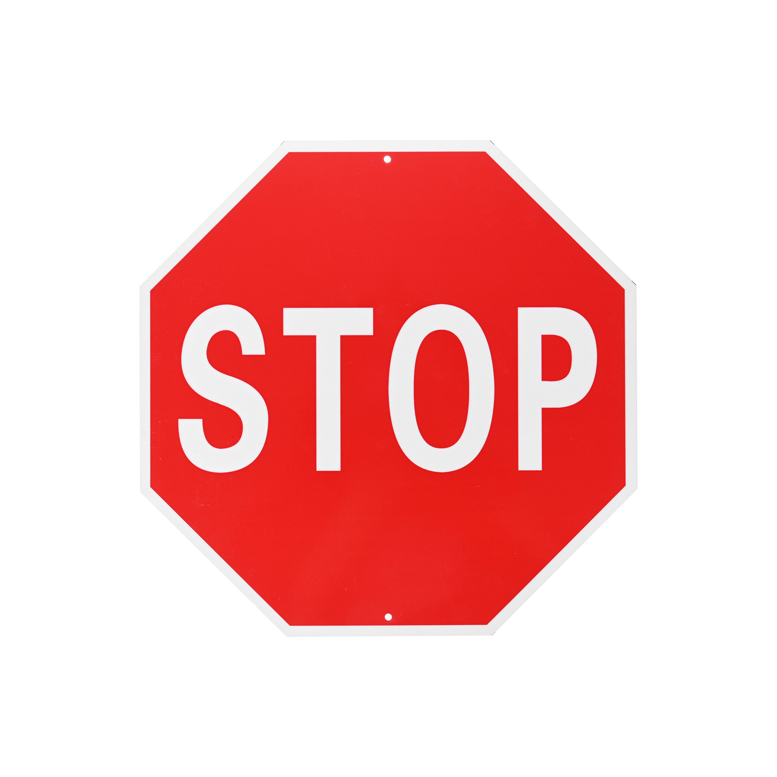 Uxcell Stop Sign 12x12 Inch Aluminum Reflective Street Slow Warning ...