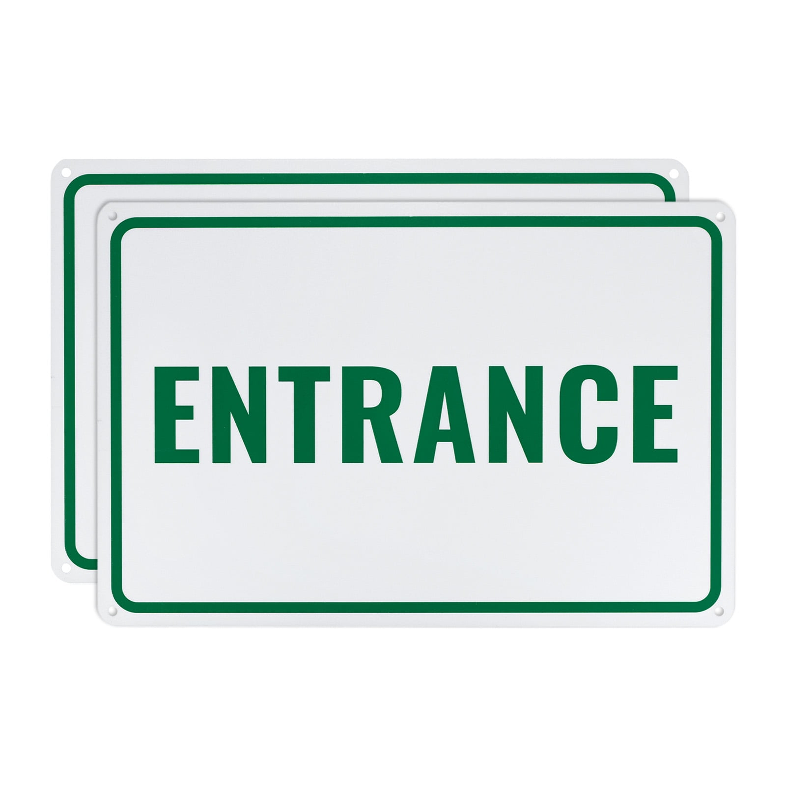 Uxcell Stop Sign 12x12 Inch Aluminum Reflective Street Slow Warning ...