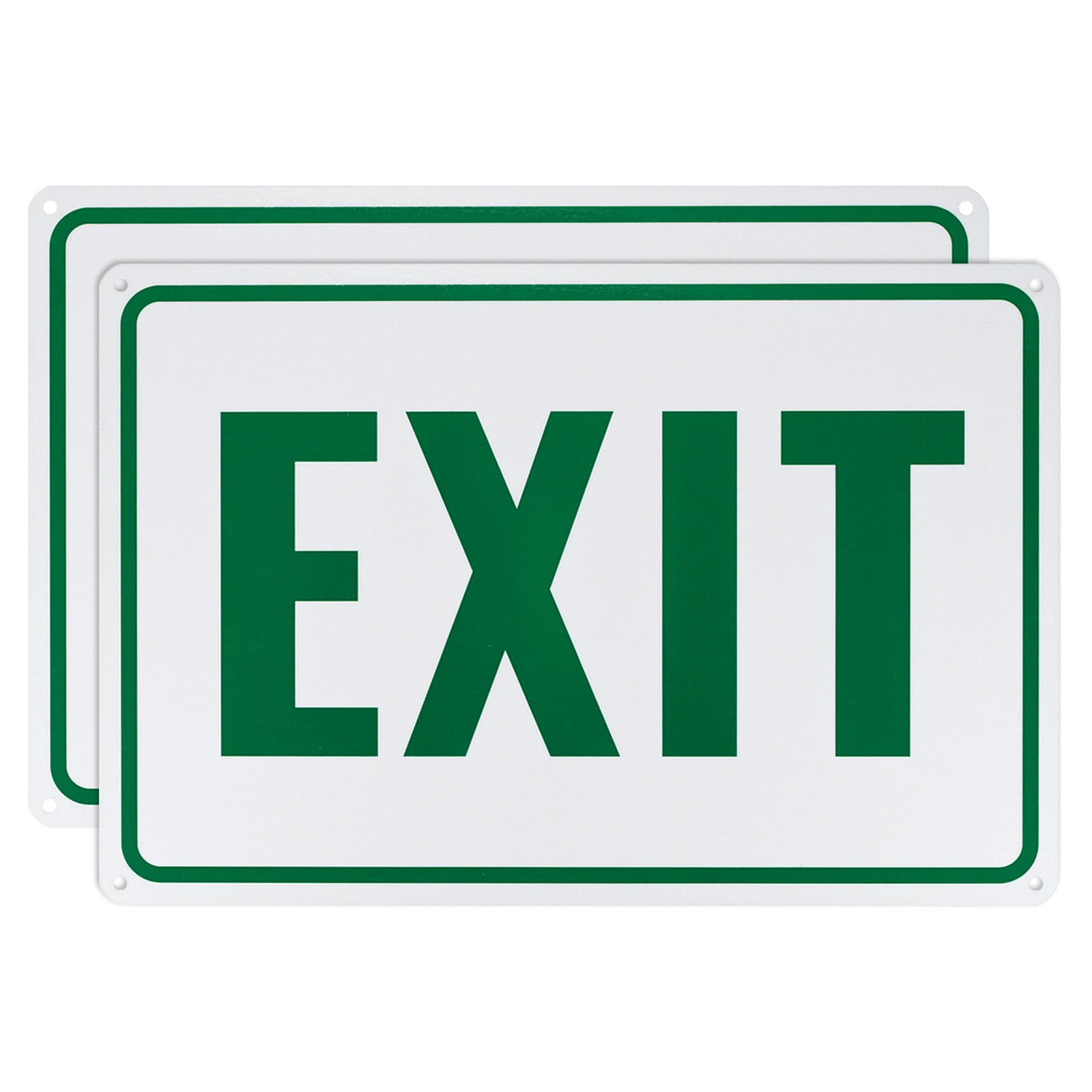 Uxcell Stop Sign 12x12 Inch Aluminum Reflective Street Slow Warning ...