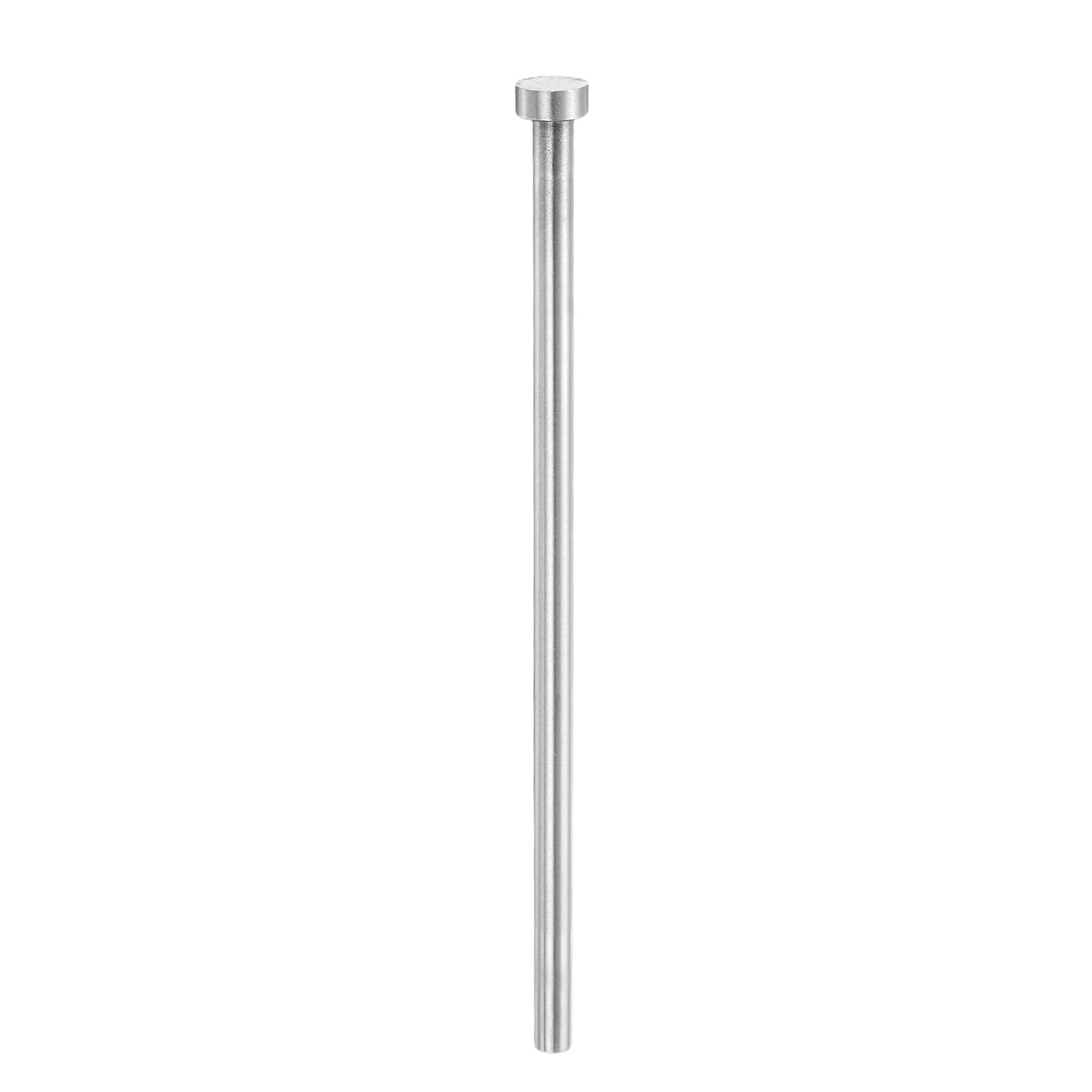 Uxcell Straight Ejector Pin 1/4" Dia 152.4mm (6") Long 65Mn Round Tip ...