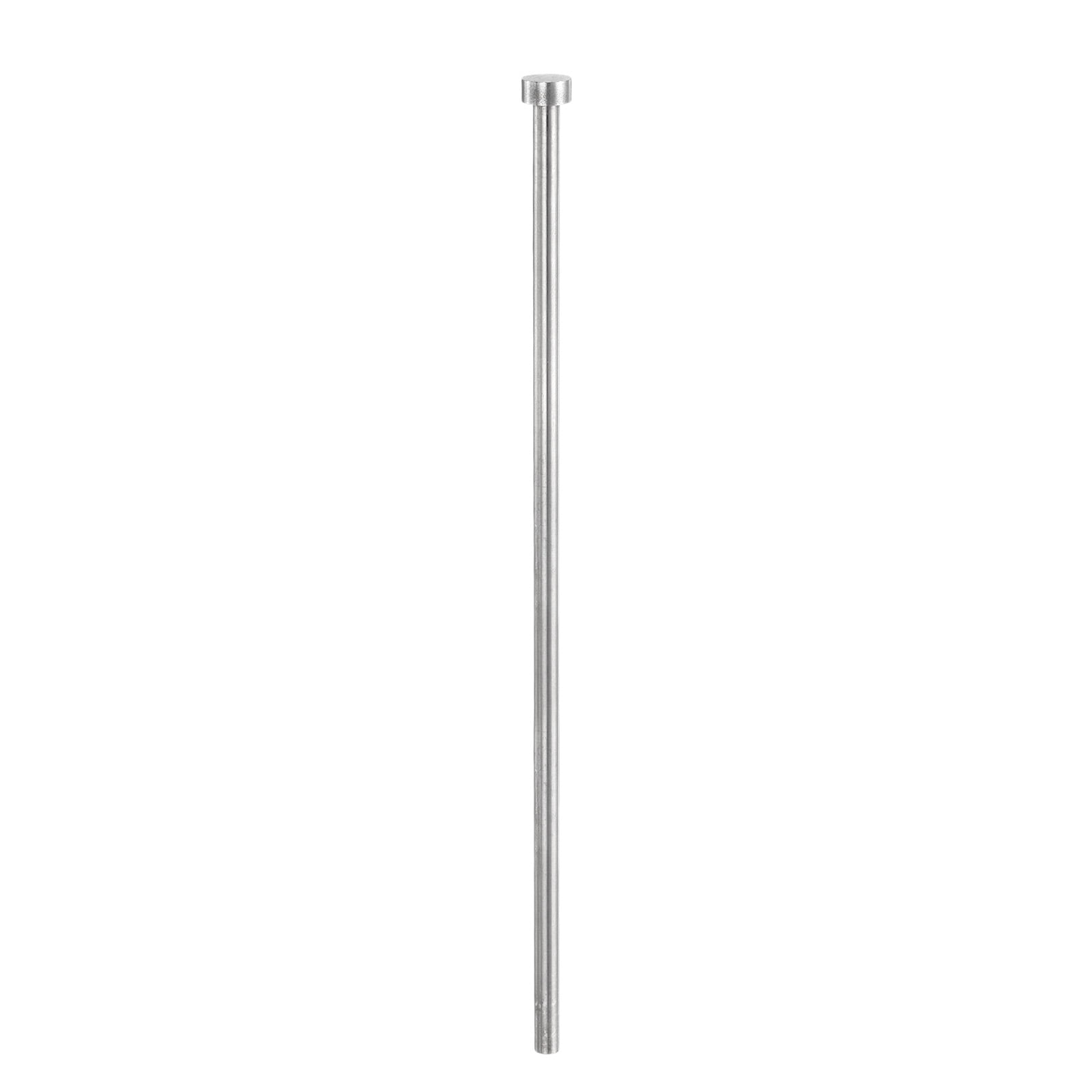 Uxcell Straight Ejector Pin 7/32" Dia 203.2mm (8") Long 65Mn Round Tip ...