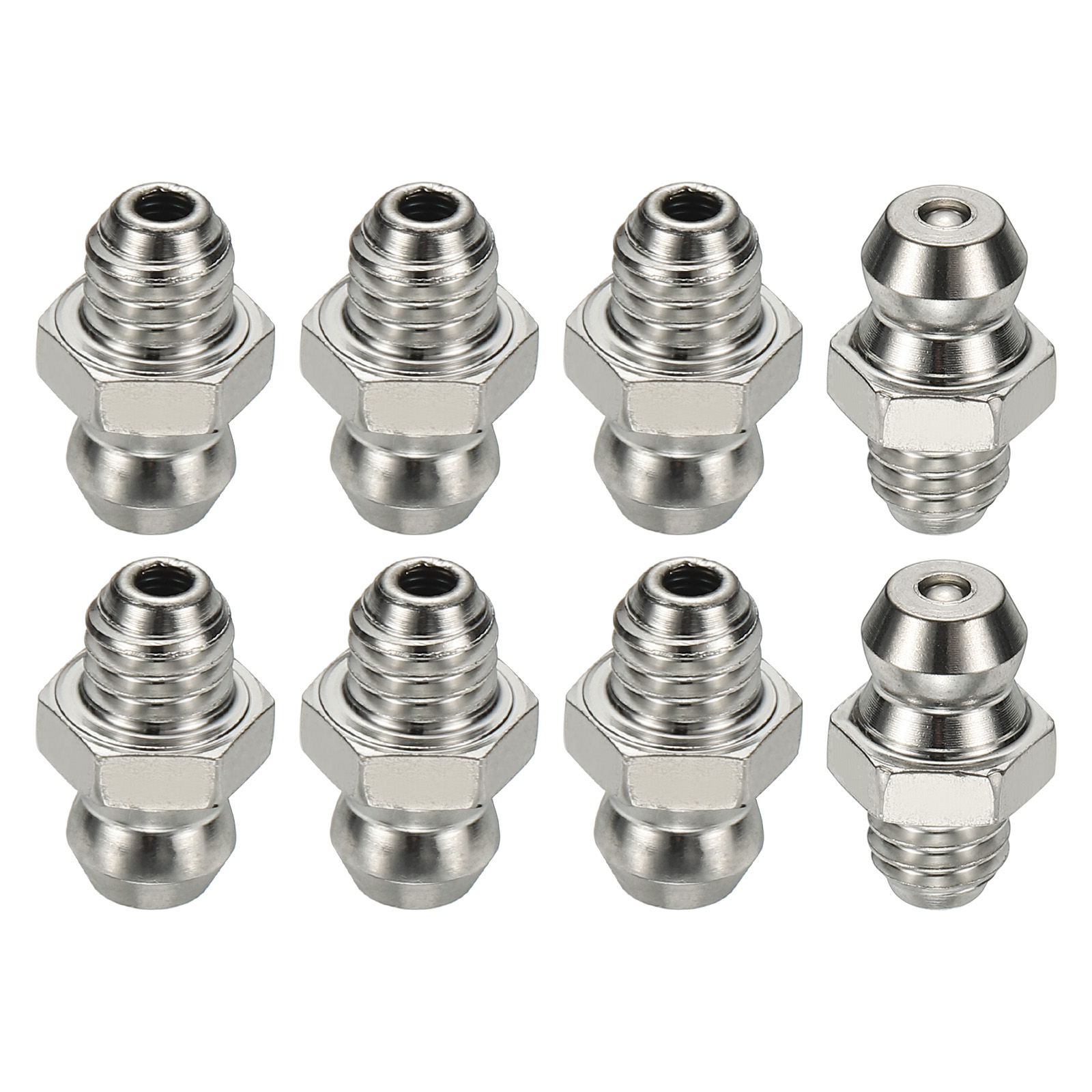 Uxcell Straight Grease Fittings, M6 x 2mm Thread Hydraulic Grease ...