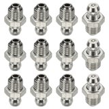 Uxcell Straight Grease Fittings, M8 x 3mm Thread Hydraulic Grease ...