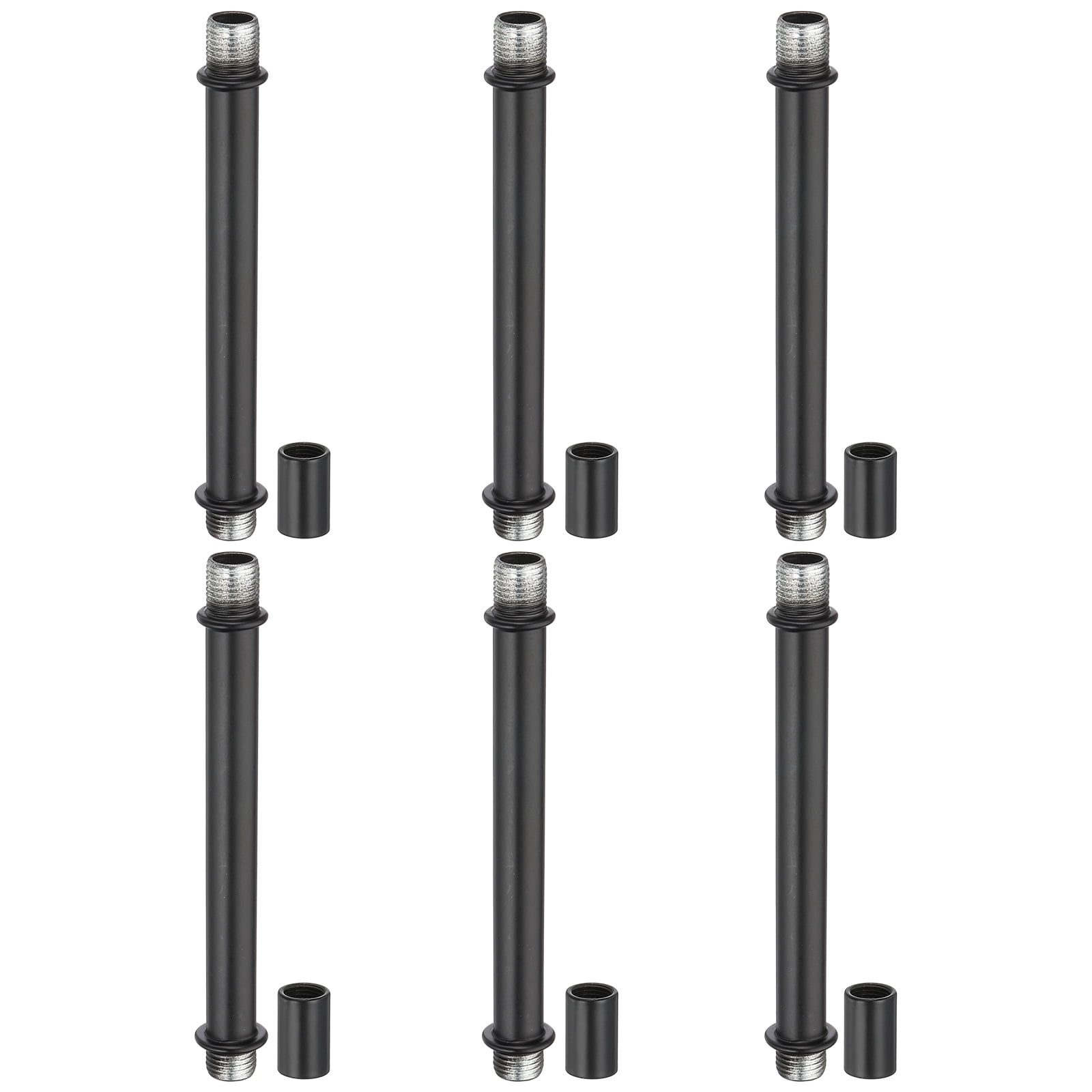 Uxcell Straight Pipe Lamp Stems Rod Kit, M10 100mm l Rod with Nut ...