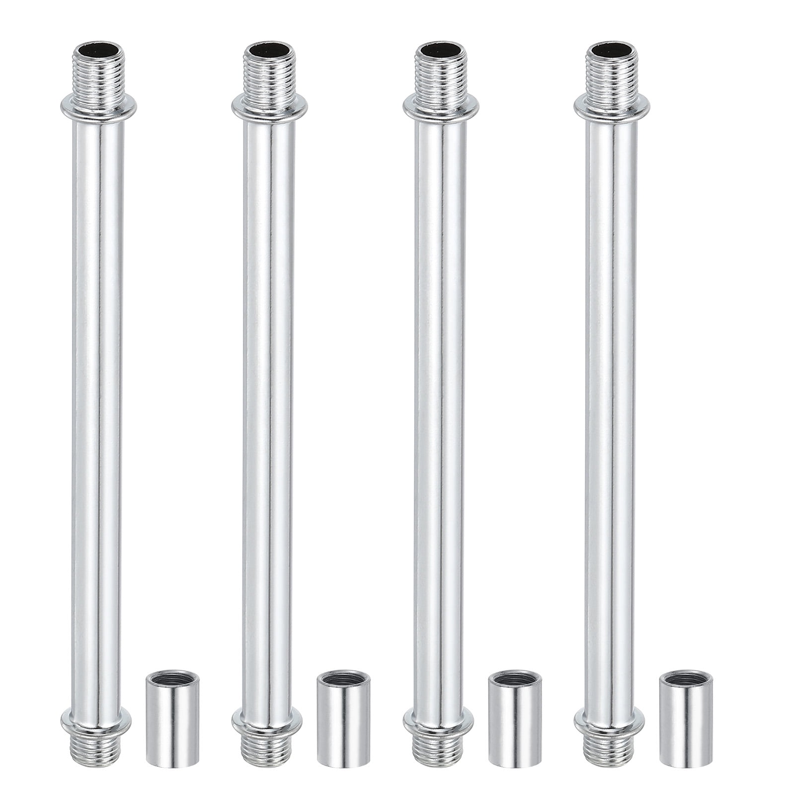 Uxcell Straight Pipe Lamp Stems Rod Kit, M10 150mm l Rod with Nut ...