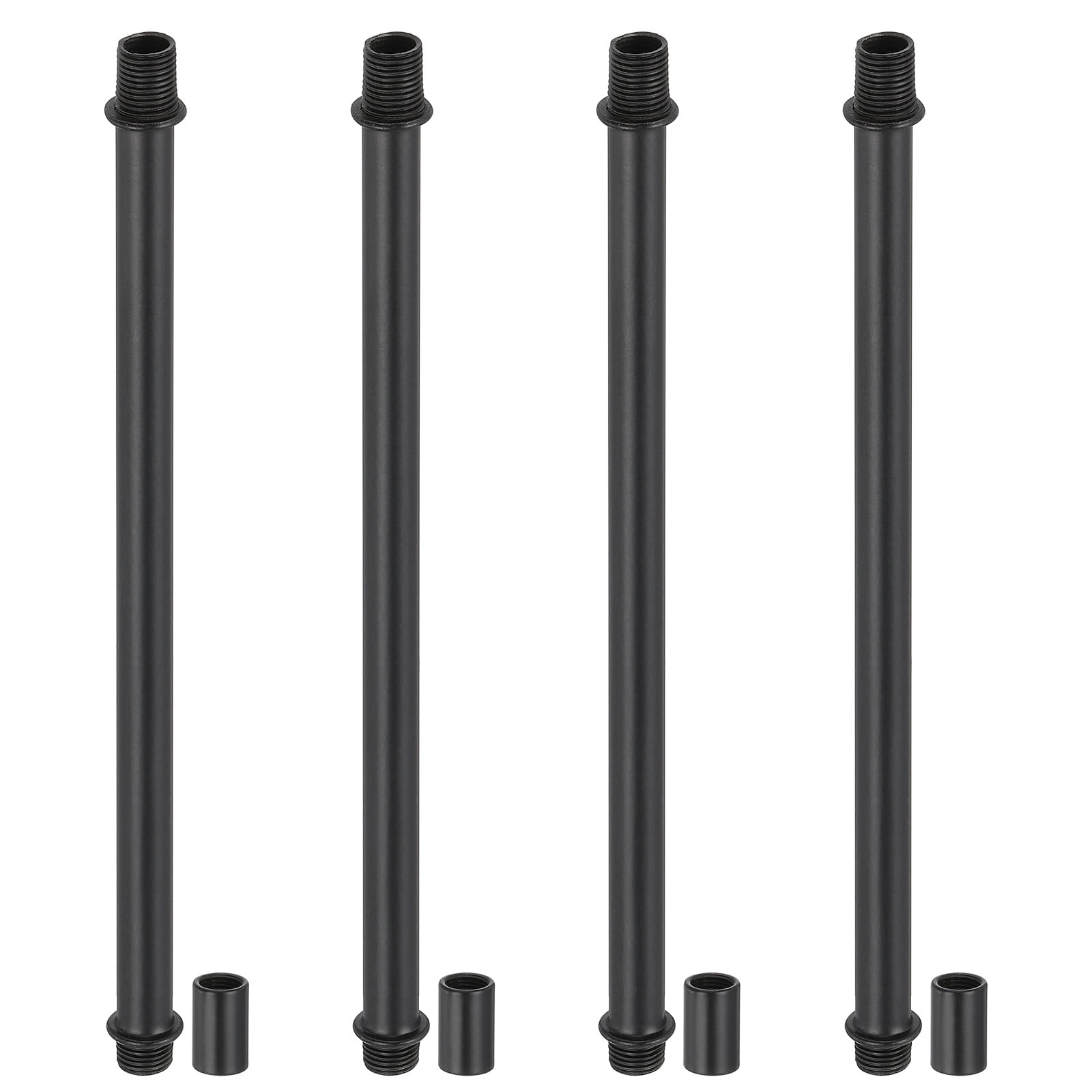 Uxcell Straight Pipe Lamp Stems Rod Kit, M10 180mm L Rod with Nut ...