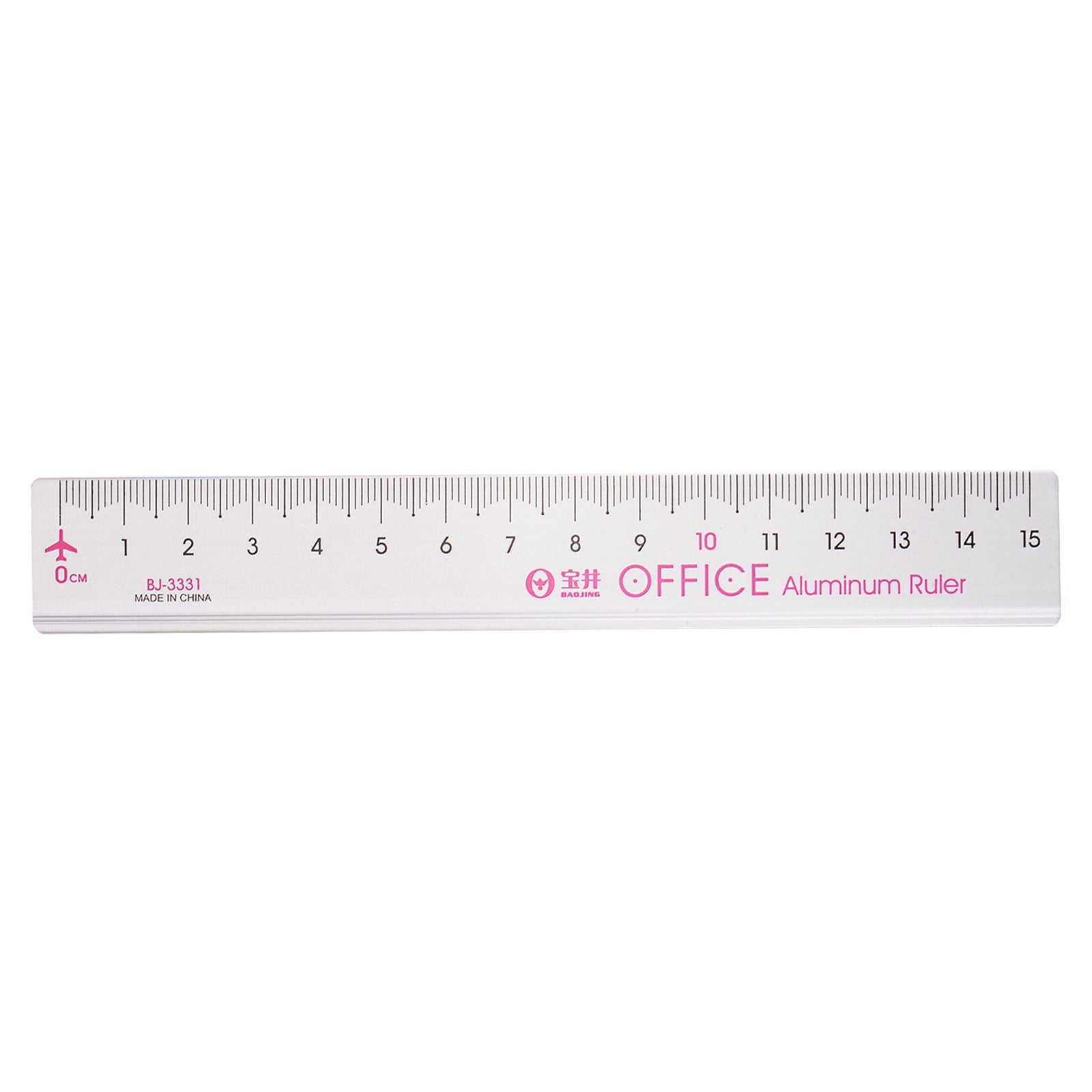 Uxcell Straight Ruler 15cm Metric Aluminum Corrugated Edge Measuring ...