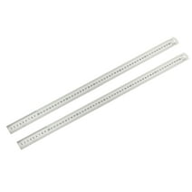 Business Source Nonskid Stainless Steel Ruler 12" Length - 1/16, 1/32 ...