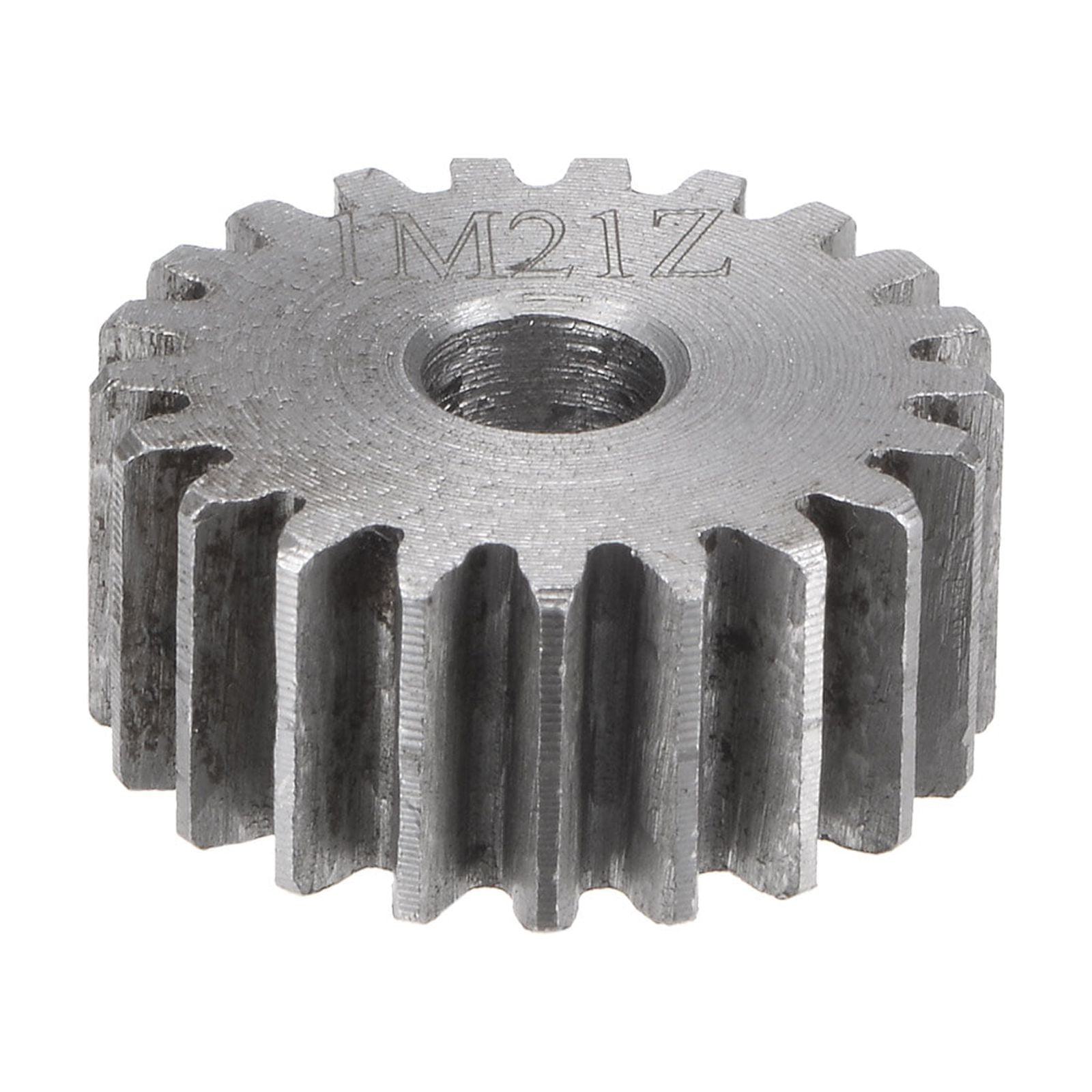 Uxcell Straight Spur Gear 6mm Inner Aperture 21T 1 Module 45# Steel ...