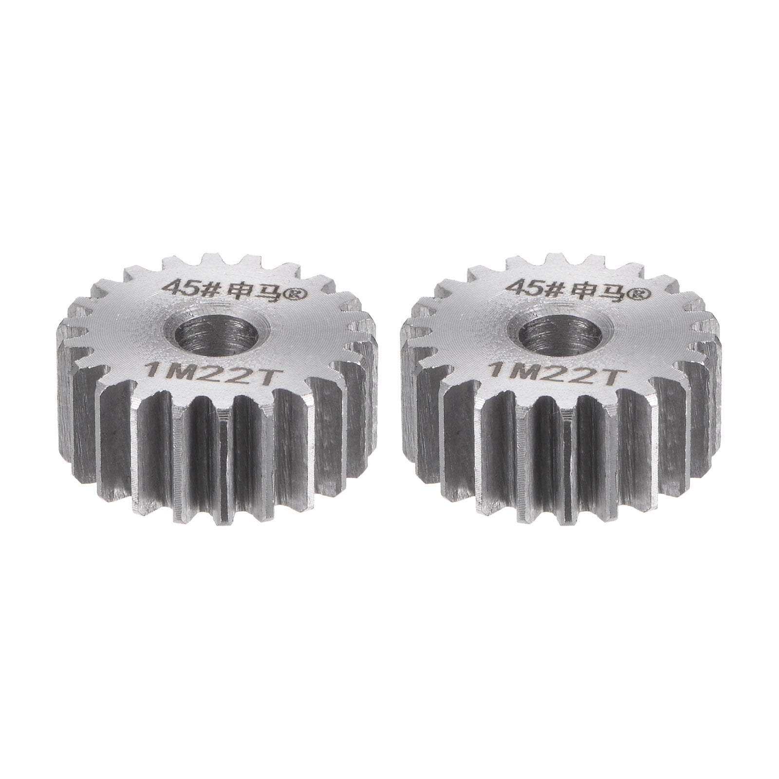 Uxcell Straight Spur Gear 6mm Inner Aperture 22T 1 Module 45# Steel Motor Gear, 2Pack - Walmart.com