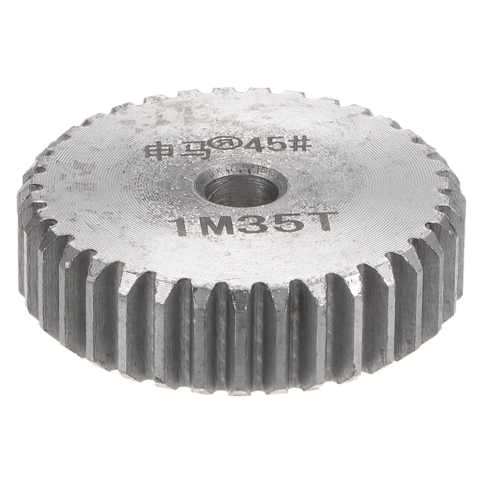Uxcell Straight Spur Gear 6mm Inner Diameter 35T 1 Module 45# Steel ...