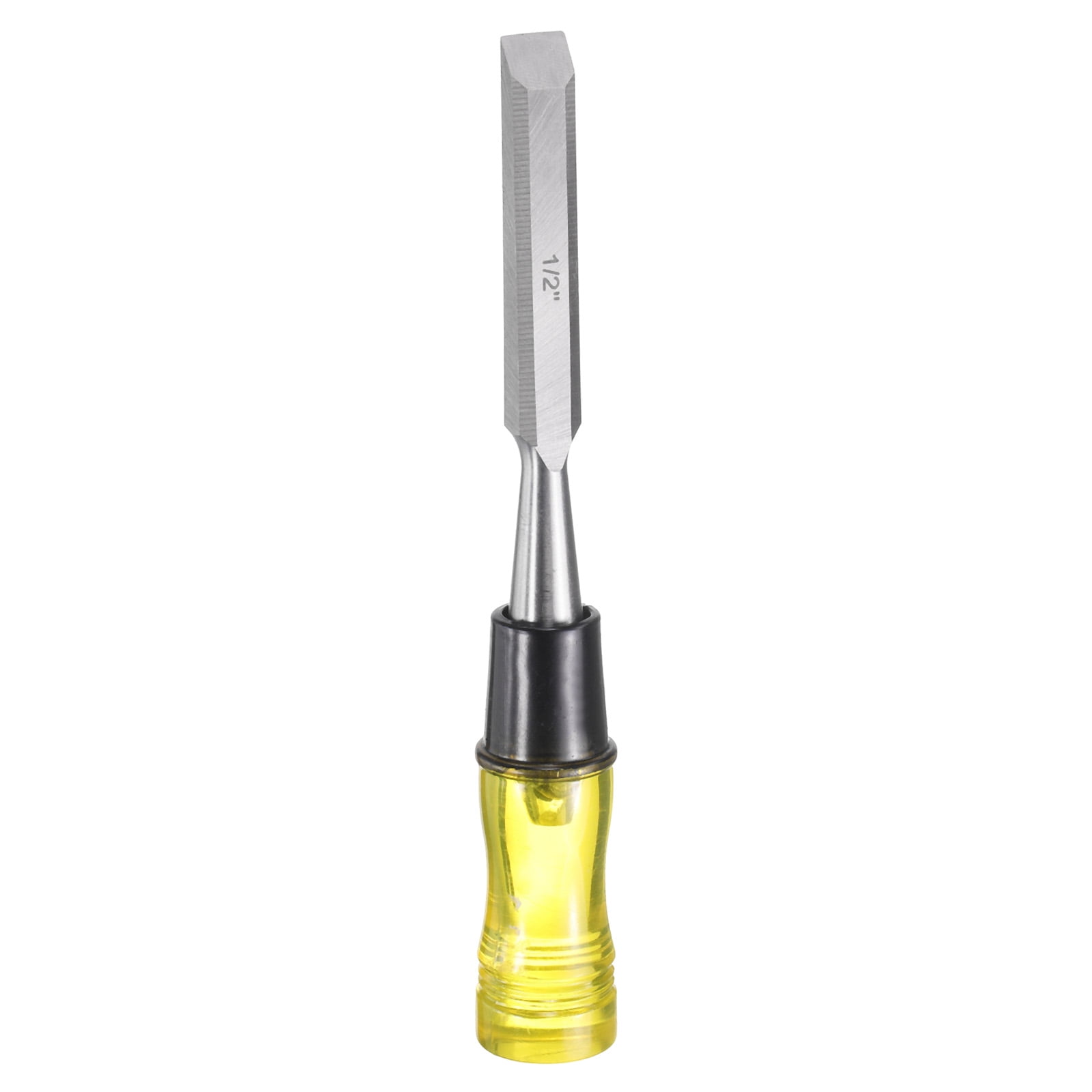 Uxcell Wood Chisel 1/2" CRV Steel Beveled Edge Blade High Impact Handle ...