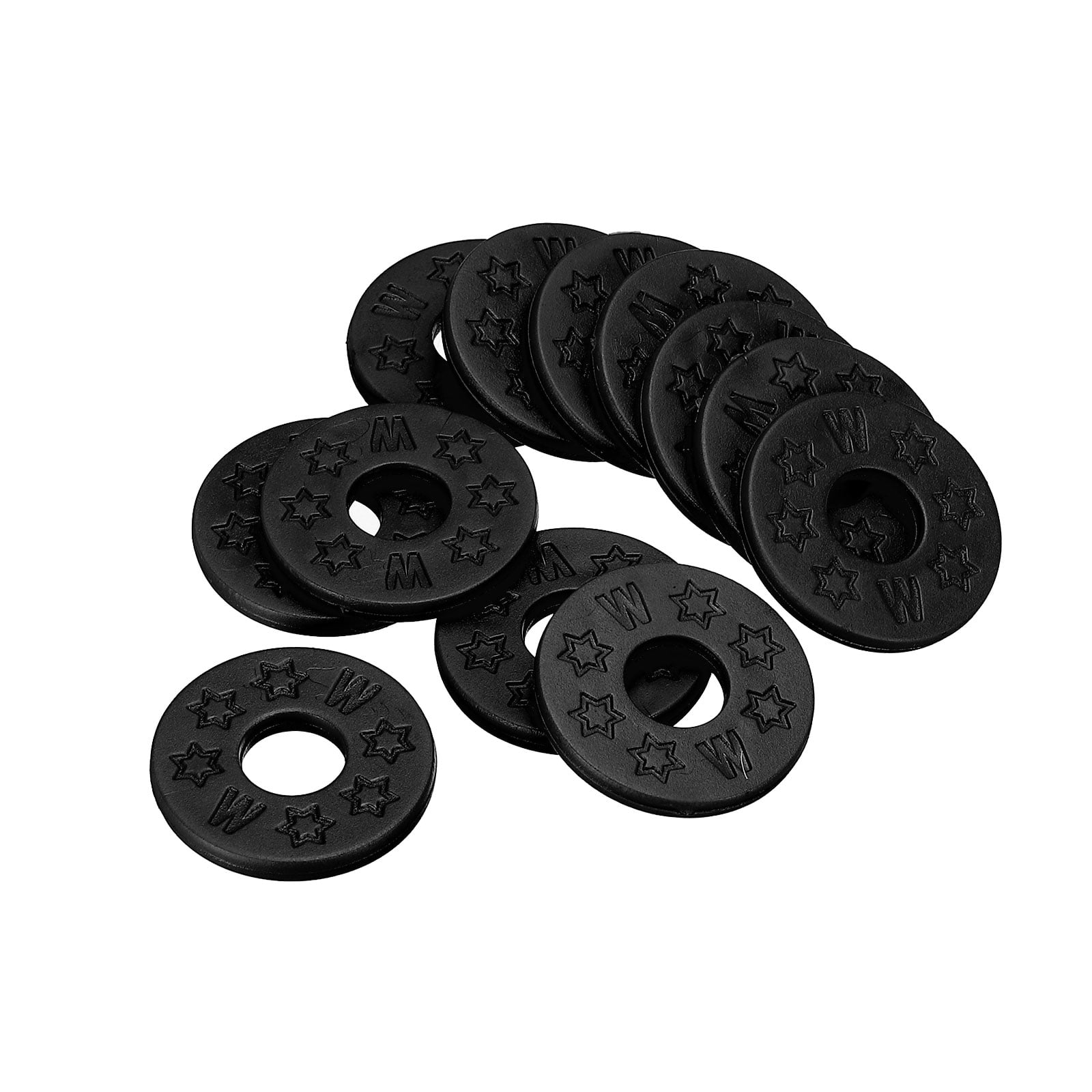 Uxcell Strap Blocks Rubber Strap Block Black, for Guitar Strap Button ...