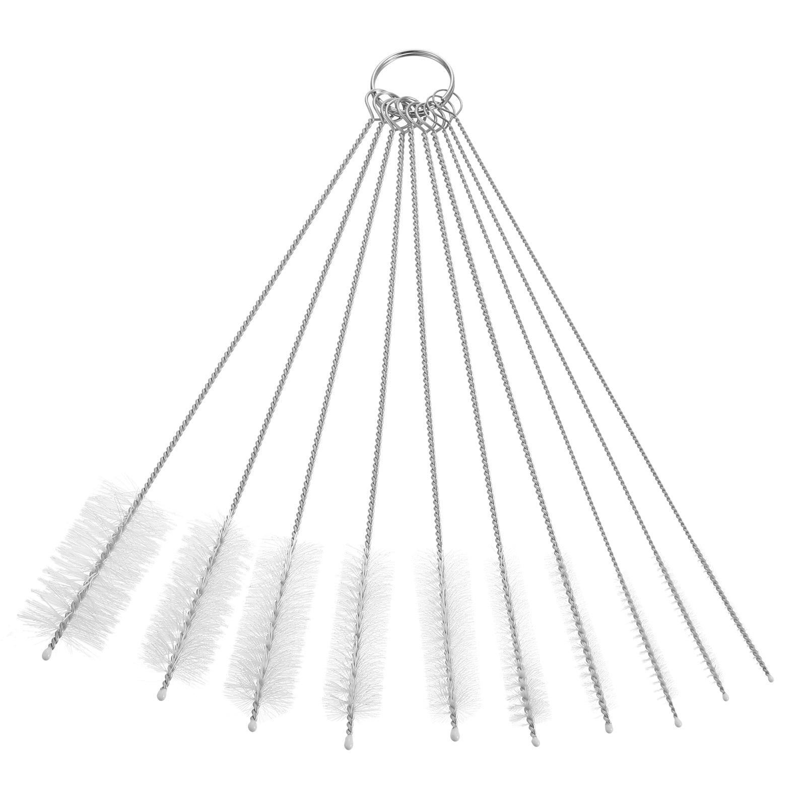 Uxcell Straw Cleaner Brush Set, 8.3" Nylon Tube Pipe Cleaners, Set of ...
