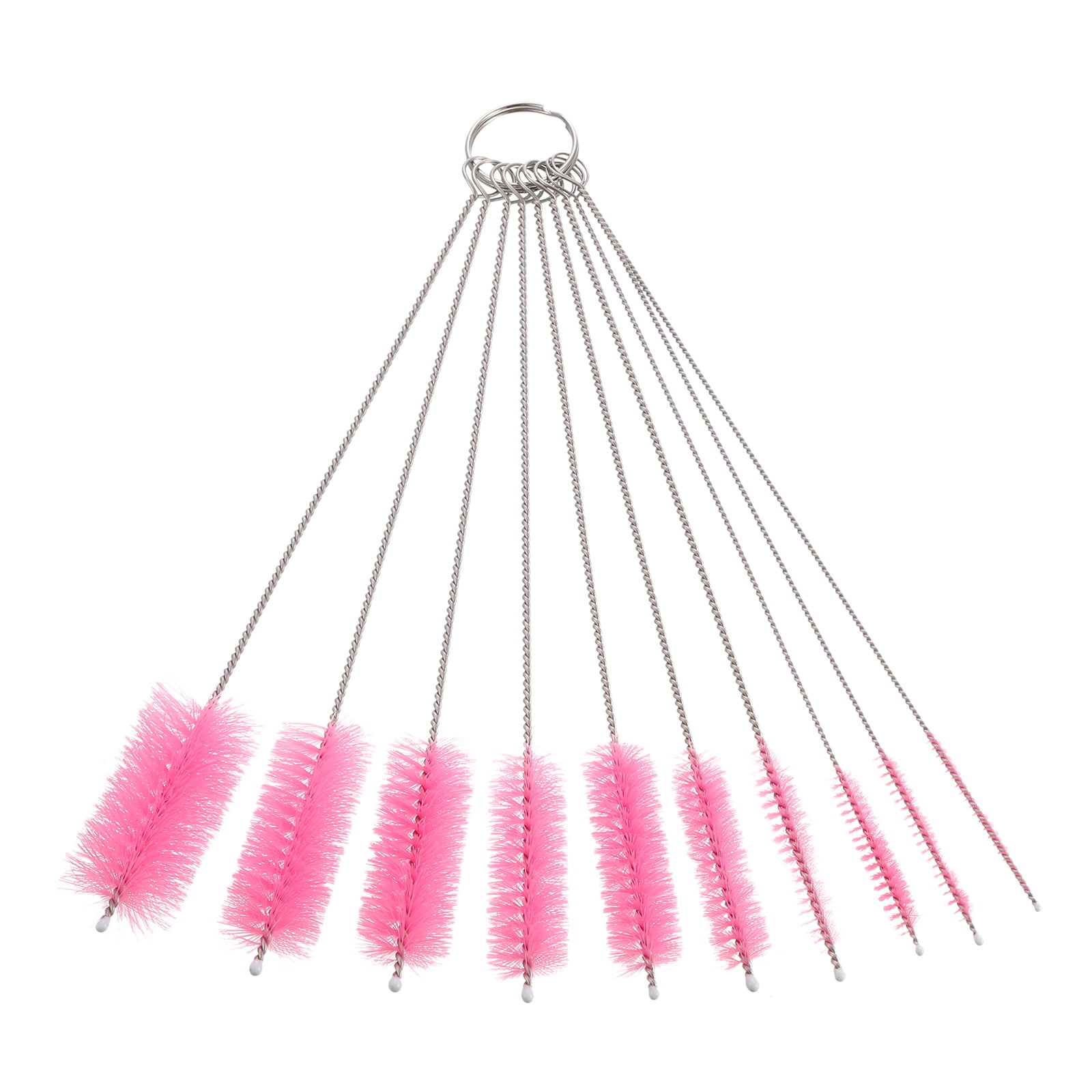 Uxcell Straw Cleaner Brush Set, 8.3" Nylon Tube Pipe Cleaners, Set of ...