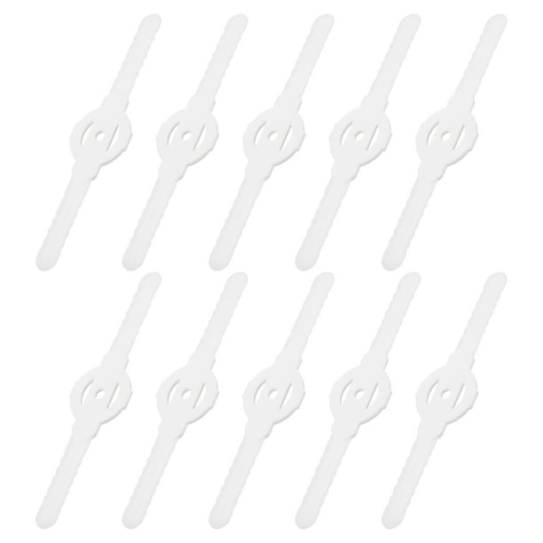 Uxcell String Trimmer Head Blades Replace, 20Pack Plastic Lawn Mower ...