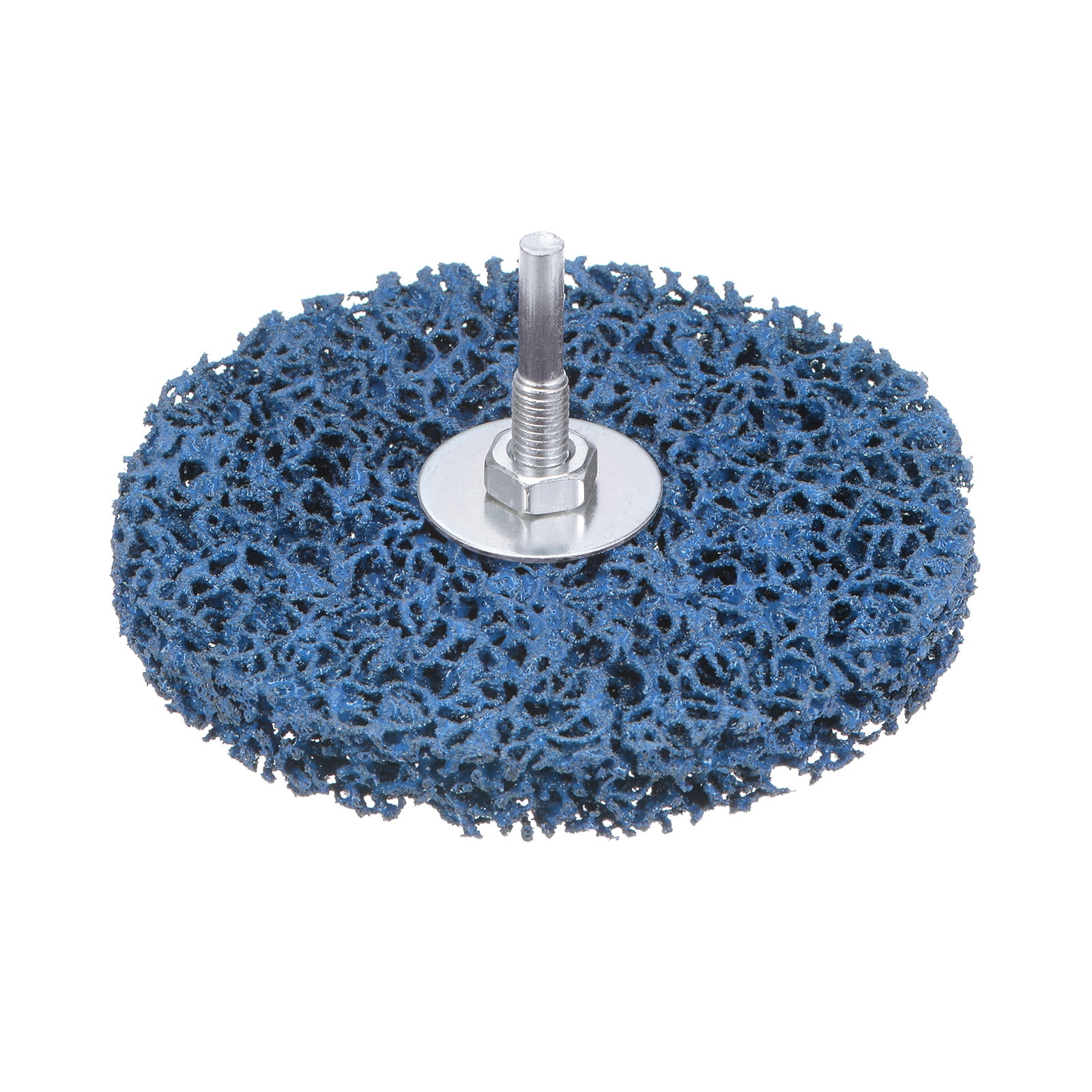 Uxcell Strip Wheel Stripping Wheels 4.5"x1/2"x1/4" Shaft for Angle Blue ...