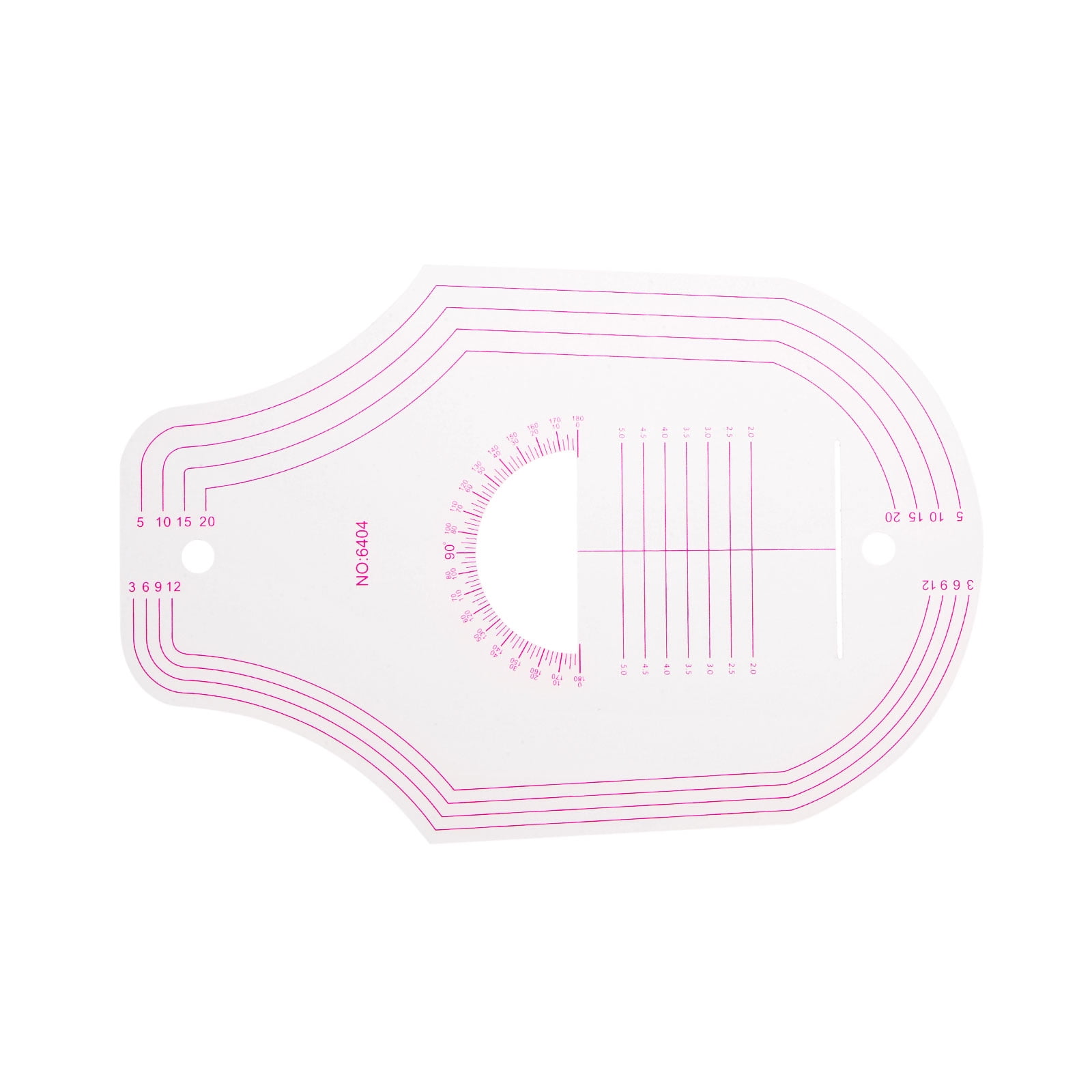 Uxcell Styling Sewing French Curve Ruler, 20x13.5cm Clear Sewing ...