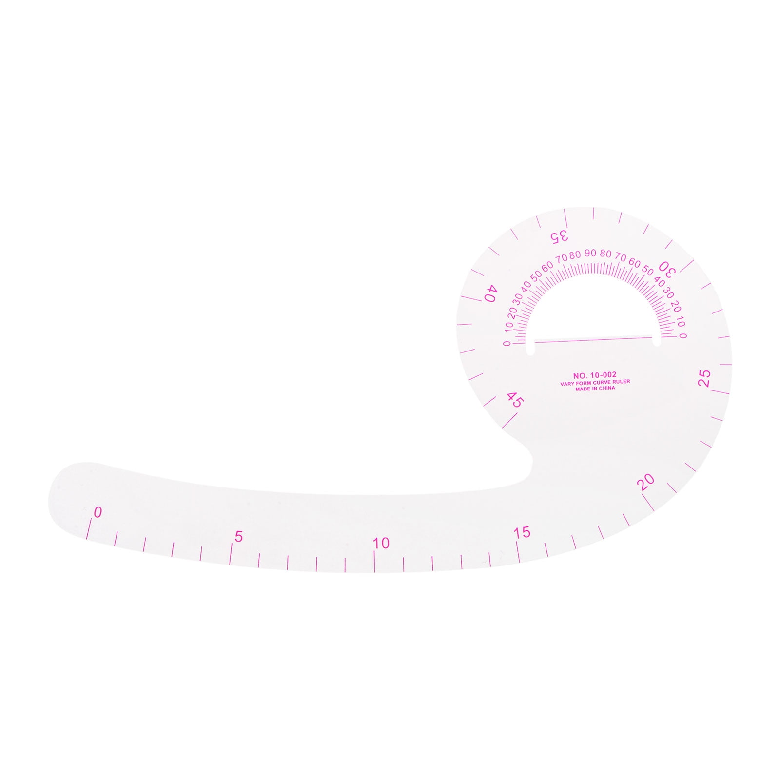 Uxcell Styling Sewing French Curve Ruler, 24x11cm Clear Sewing Pattern ...