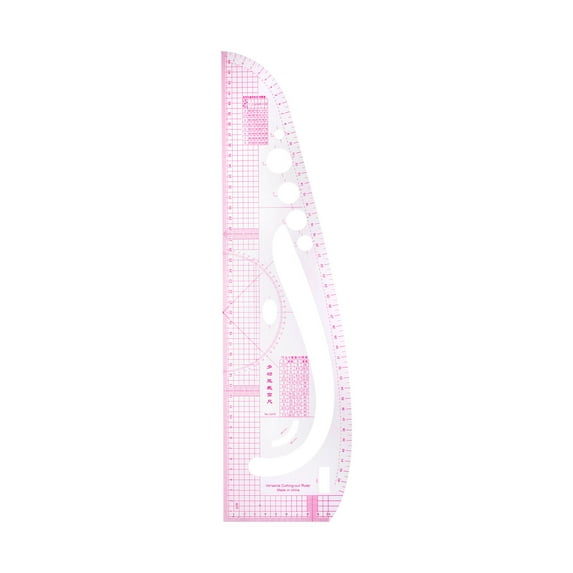 Uxcell Styling Sewing French Curve Ruler, 44x10cm Clear Sewing Pattern ...