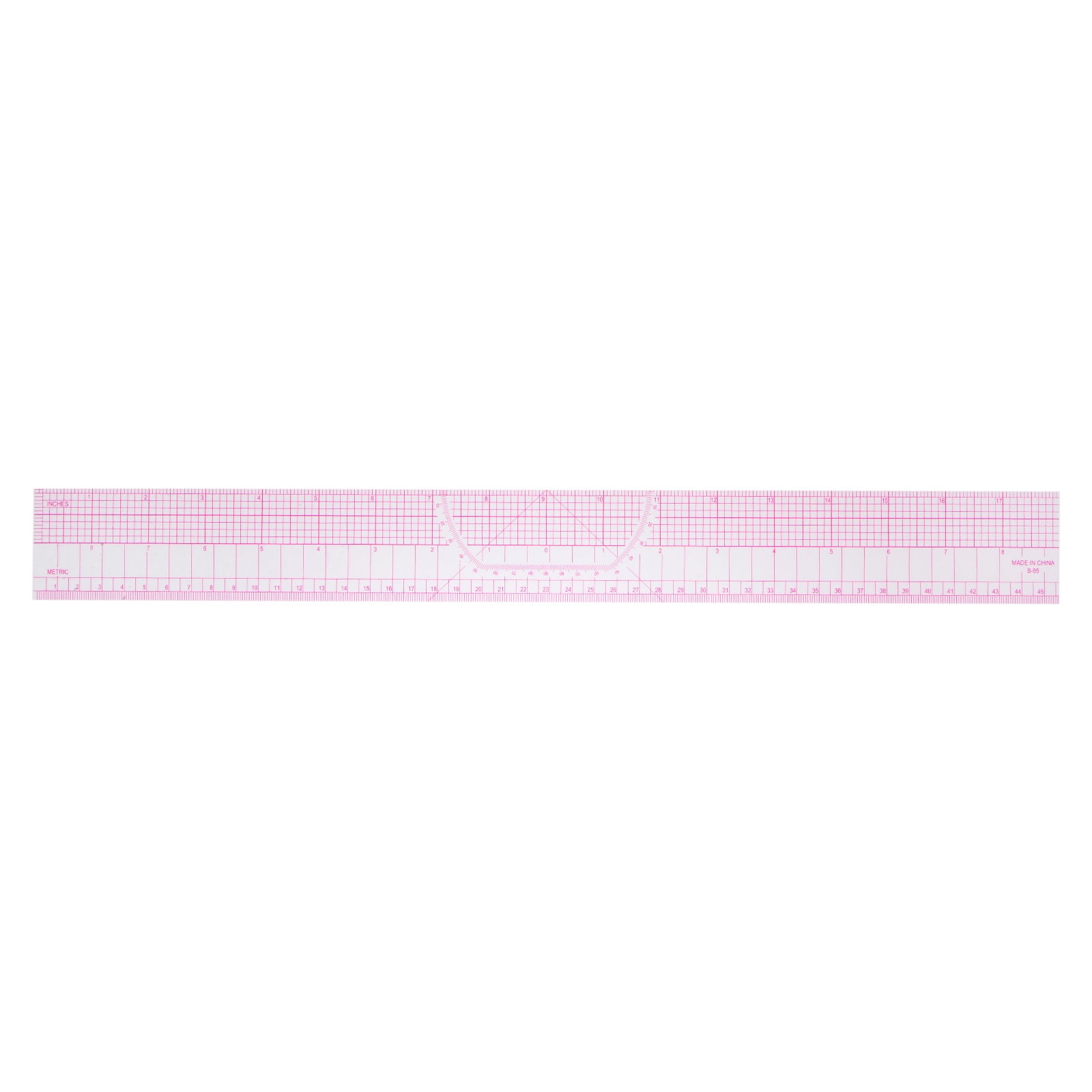 Uxcell Styling Sewing French Curve Ruler, 45x5cm Clear Sewing Pattern ...