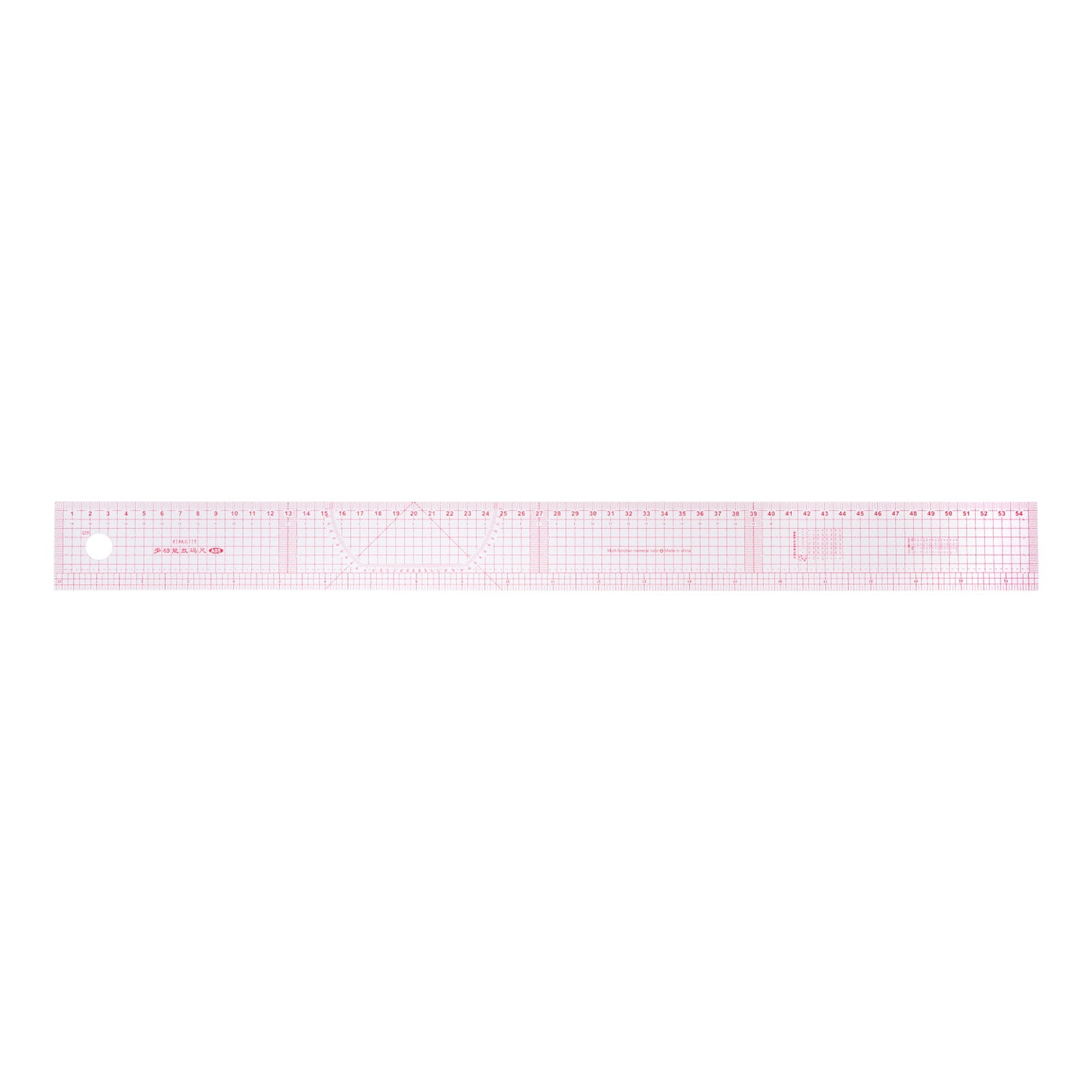 Uxcell Styling Sewing French Curve Ruler, 55x5cm Clear Sewing Pattern ...