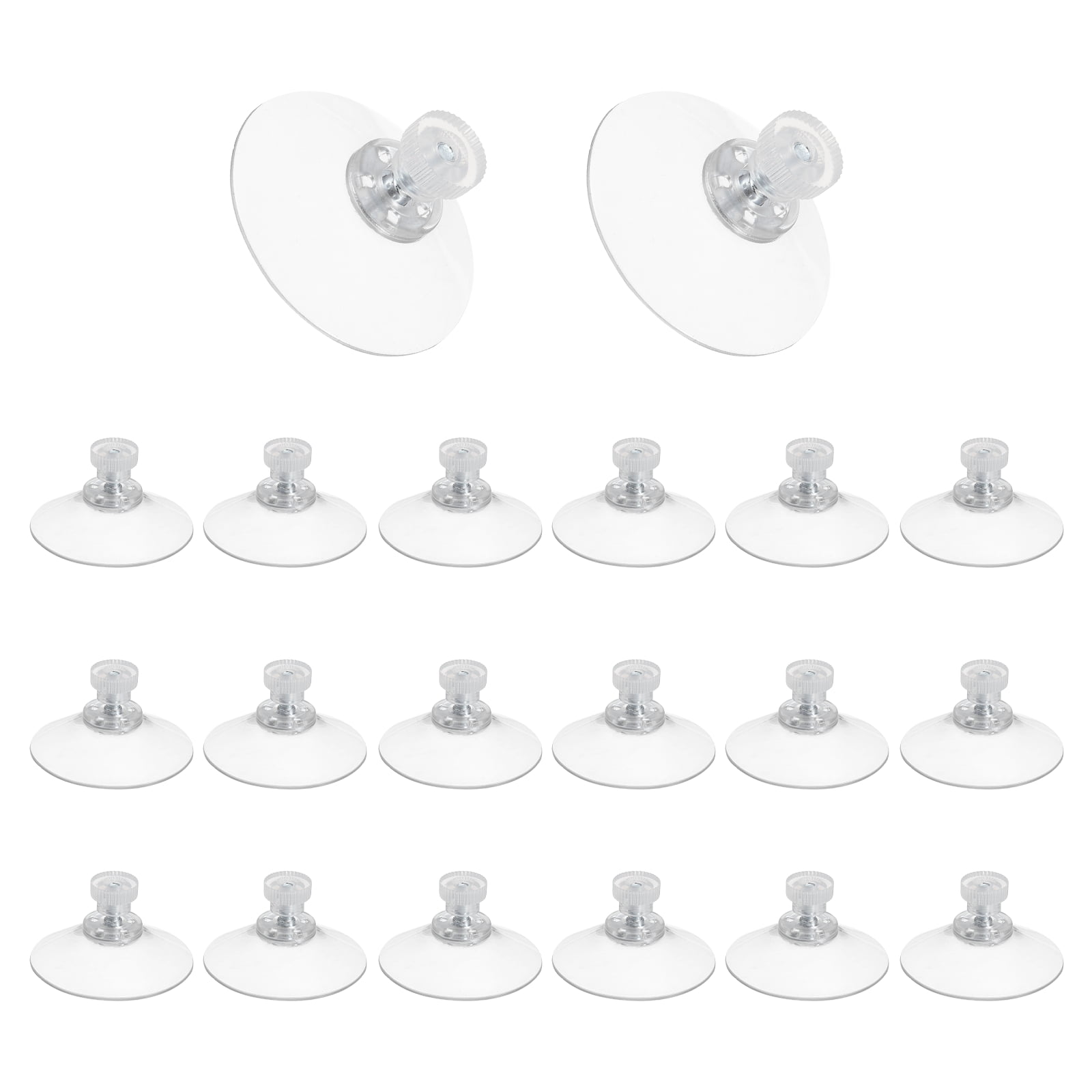 Uxcell Suction Cups with M4 x 10 Screws Nut 1.7"(42mm), 20 Set Plastic ...