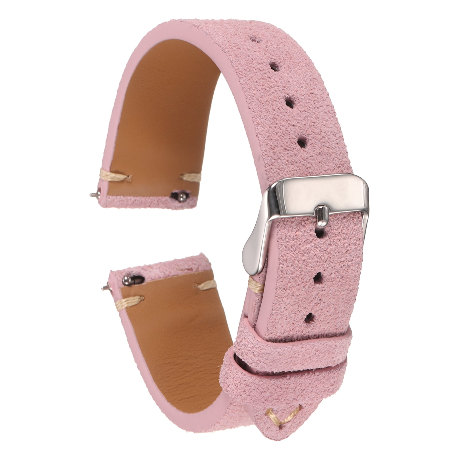 Uxcell Suede Leather Strap Watch Bands Quick Release 18mm Vintage Watch ...