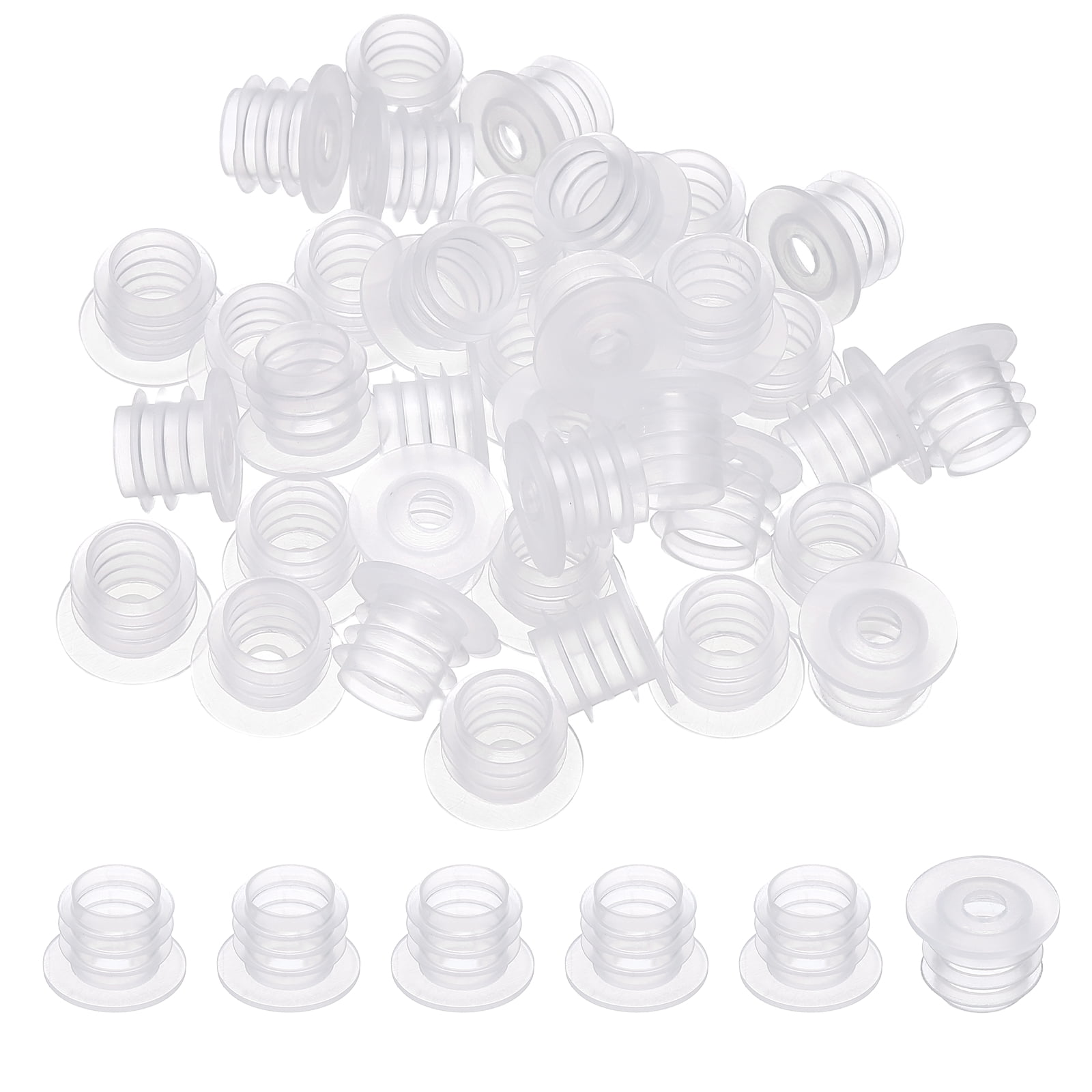 Uxcell Suit for 10mm Plastic Bottle Adapter, 36 Pcs Press-in Bottle ...
