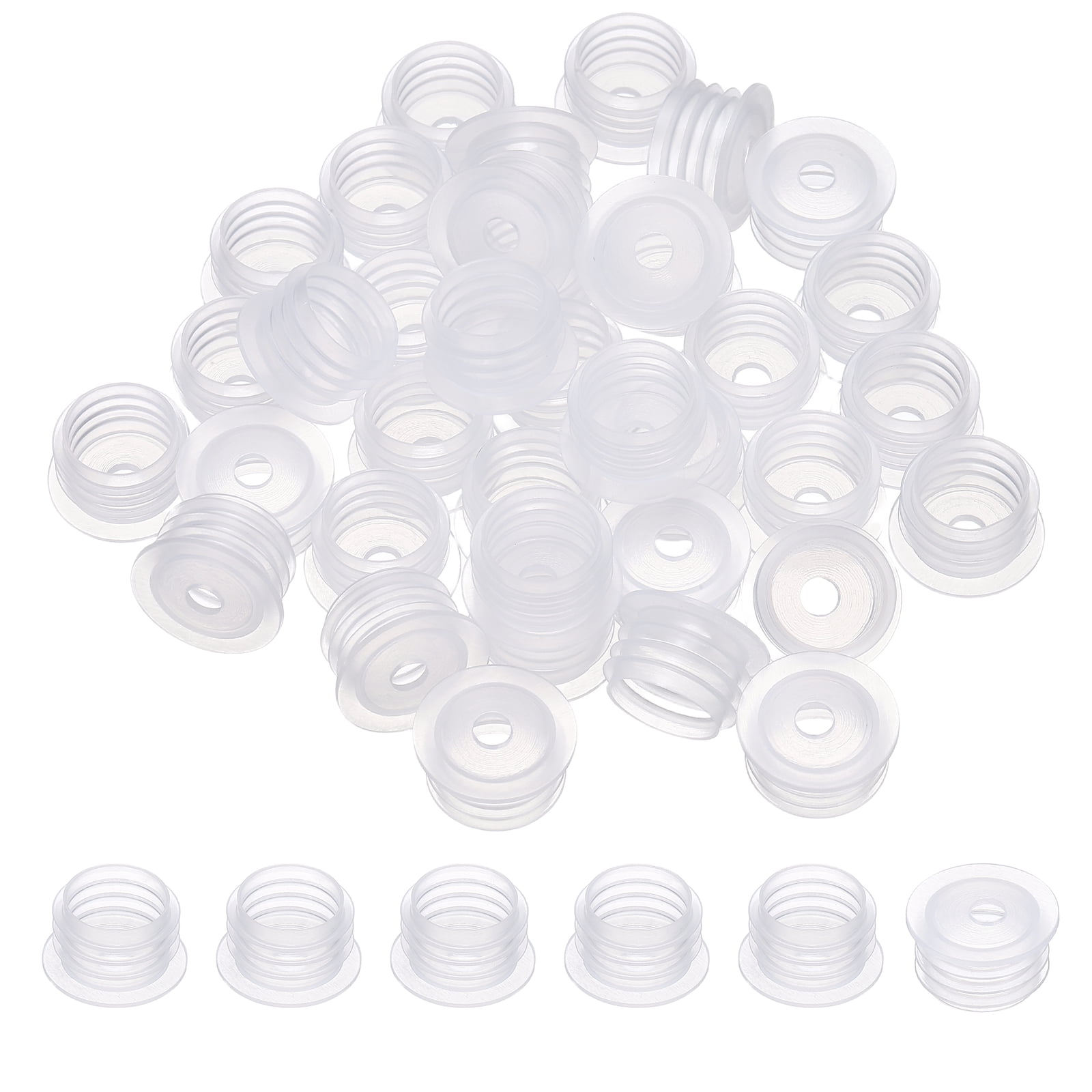 Uxcell Suit for 14mm Plastic Bottle Adapter, 36 Pcs Press-in Bottle ...