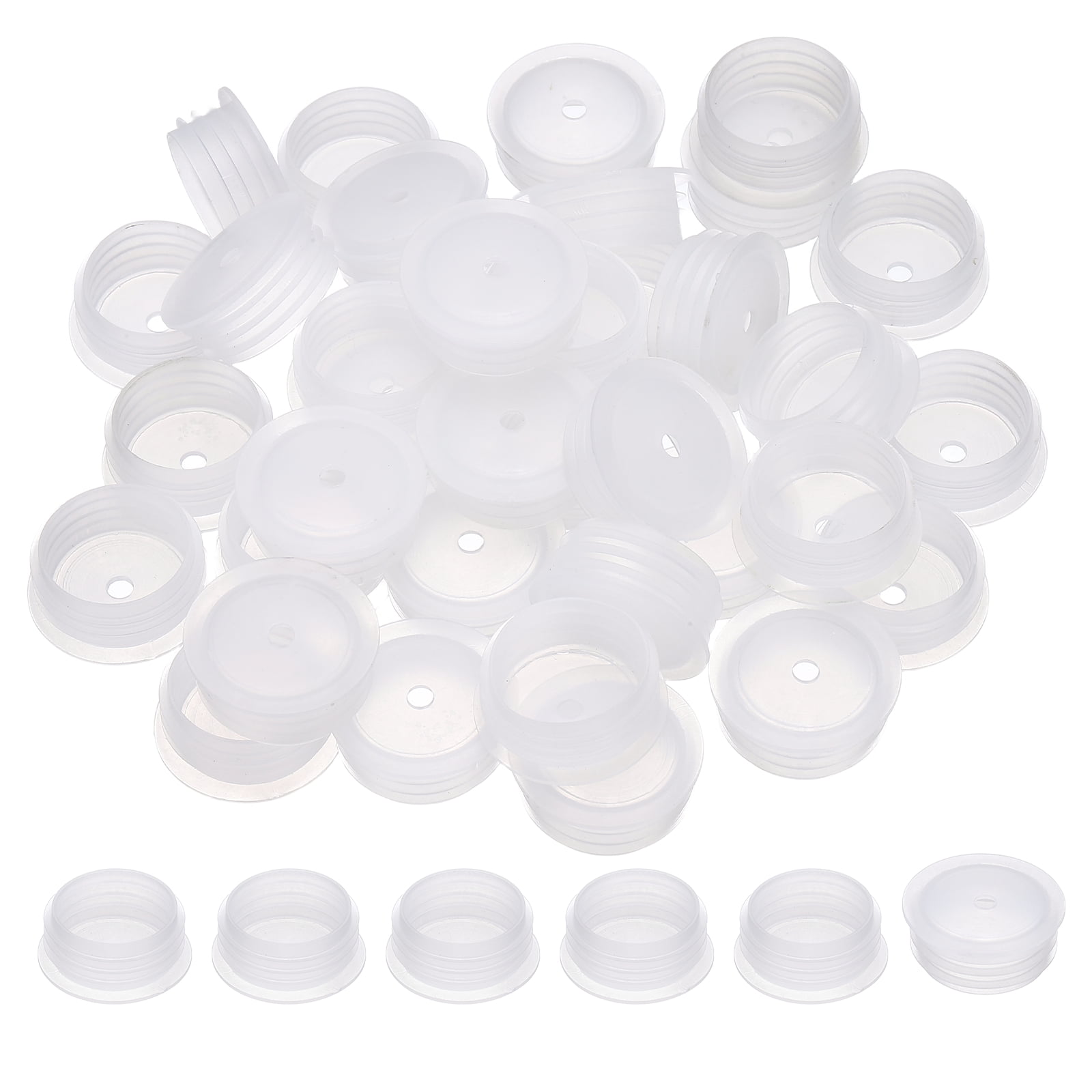 Uxcell Suit for 26mm Plastic Bottle Adapter, 60 Pcs Press-in Bottle ...