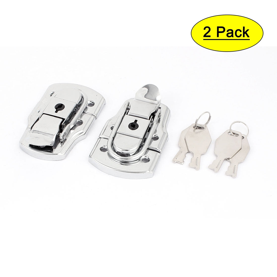 Uxcell Suitcase Box Chest Trunk Lockable Metal Toggle Catch Latch Clasp ...