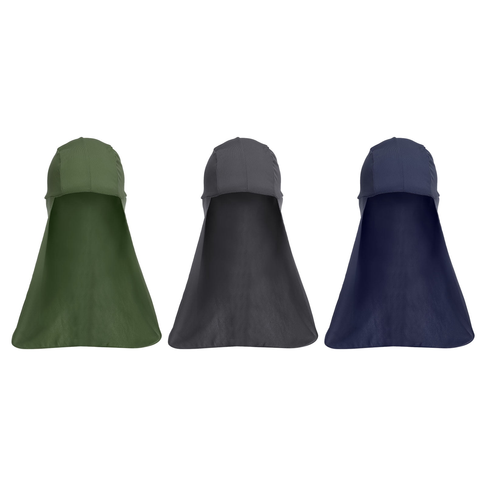 Uxcell Sun Shade Hat Neck Shade, 3 Pack Cooling Skull Cap Fishing Hats ...