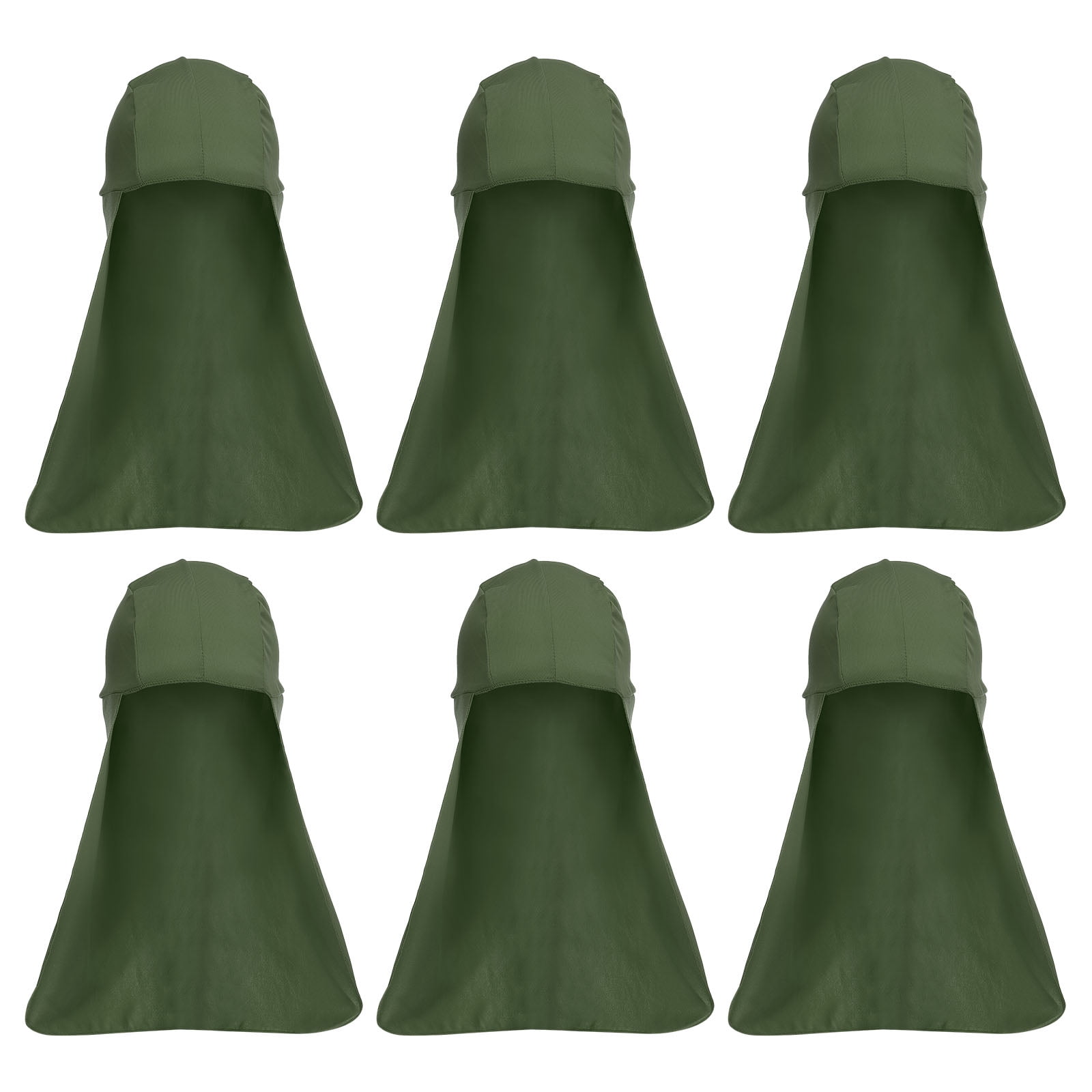 Uxcell Sun Shade Hat Neck Shade, 6 Pack Cooling Skull Cap Fishing Hats ...