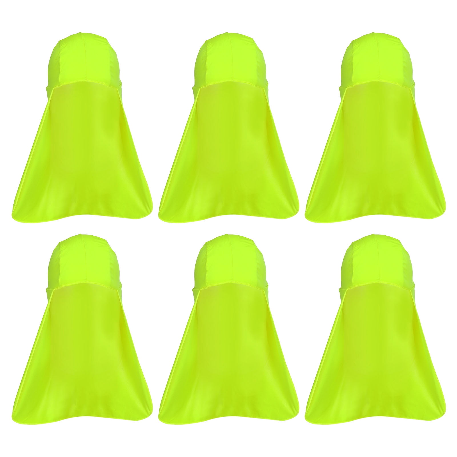Uxcell Sun Shade Hat Neck Shade, 6 Pack Cooling Skull Cap Fishing Hats ...
