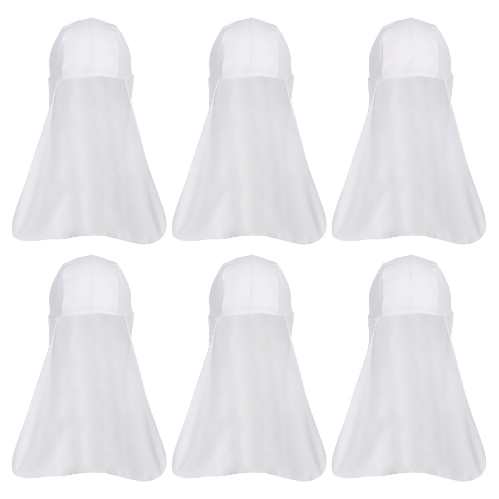 Uxcell Sun Shade Hat Neck Shade, 6 Pack Cooling Skull Cap Fishing Hats ...