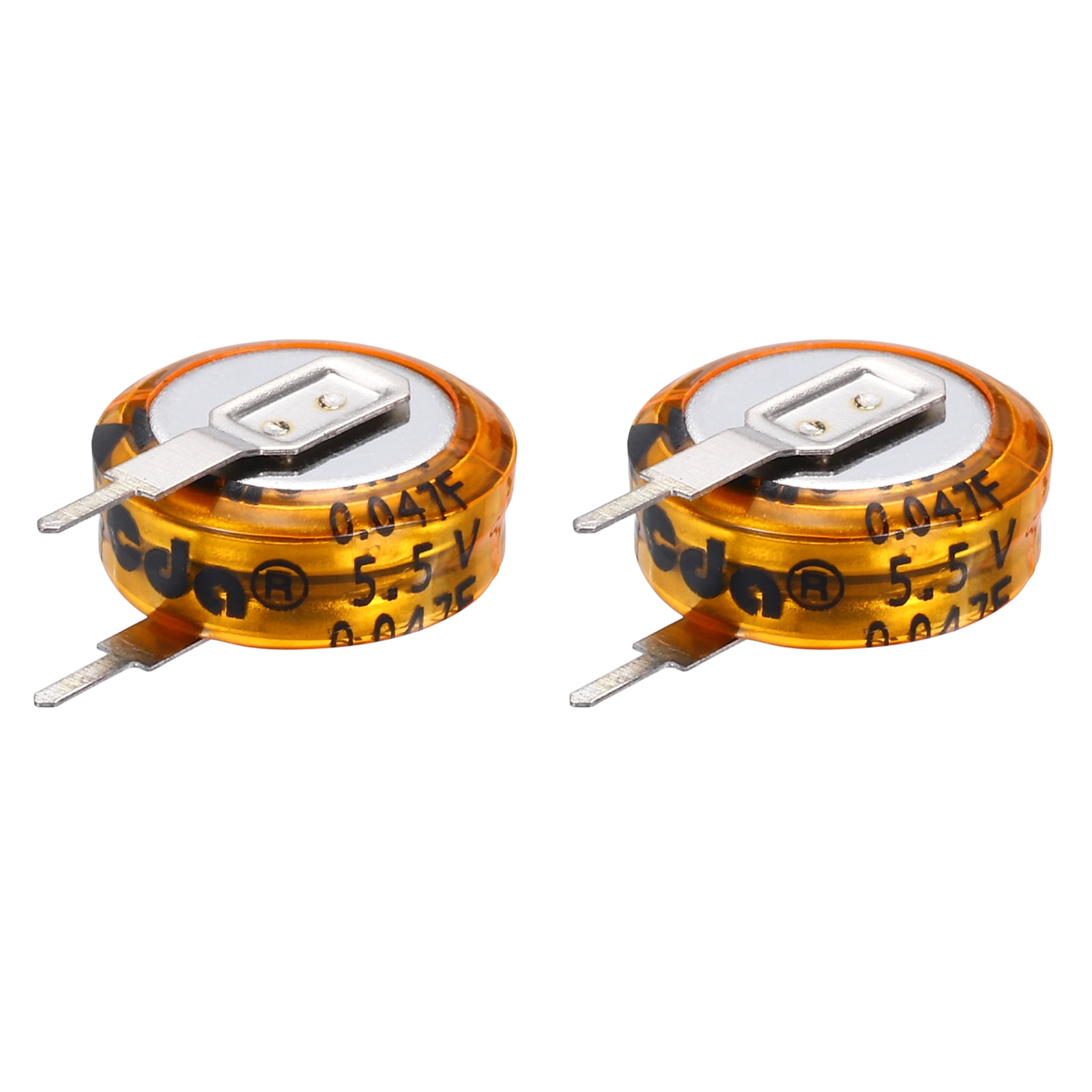 Uxcell Super Capacitor, 5.5V 0.047F V-Type Button Capacitor, High ...