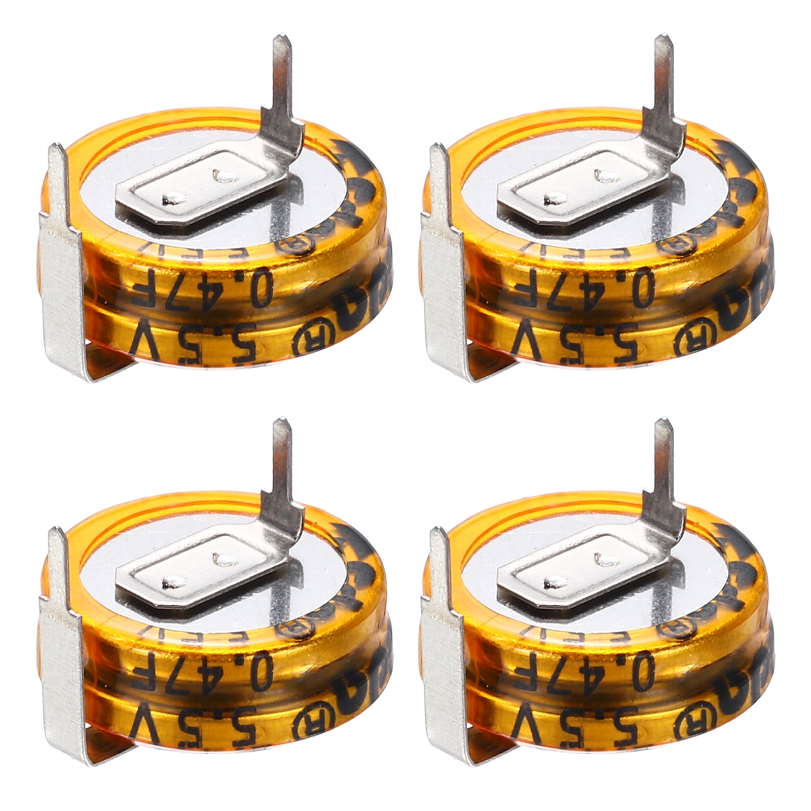 Uxcell Super Capacitor, 5.5V 0.47F H-Type Button Capacitor, High Energy ...