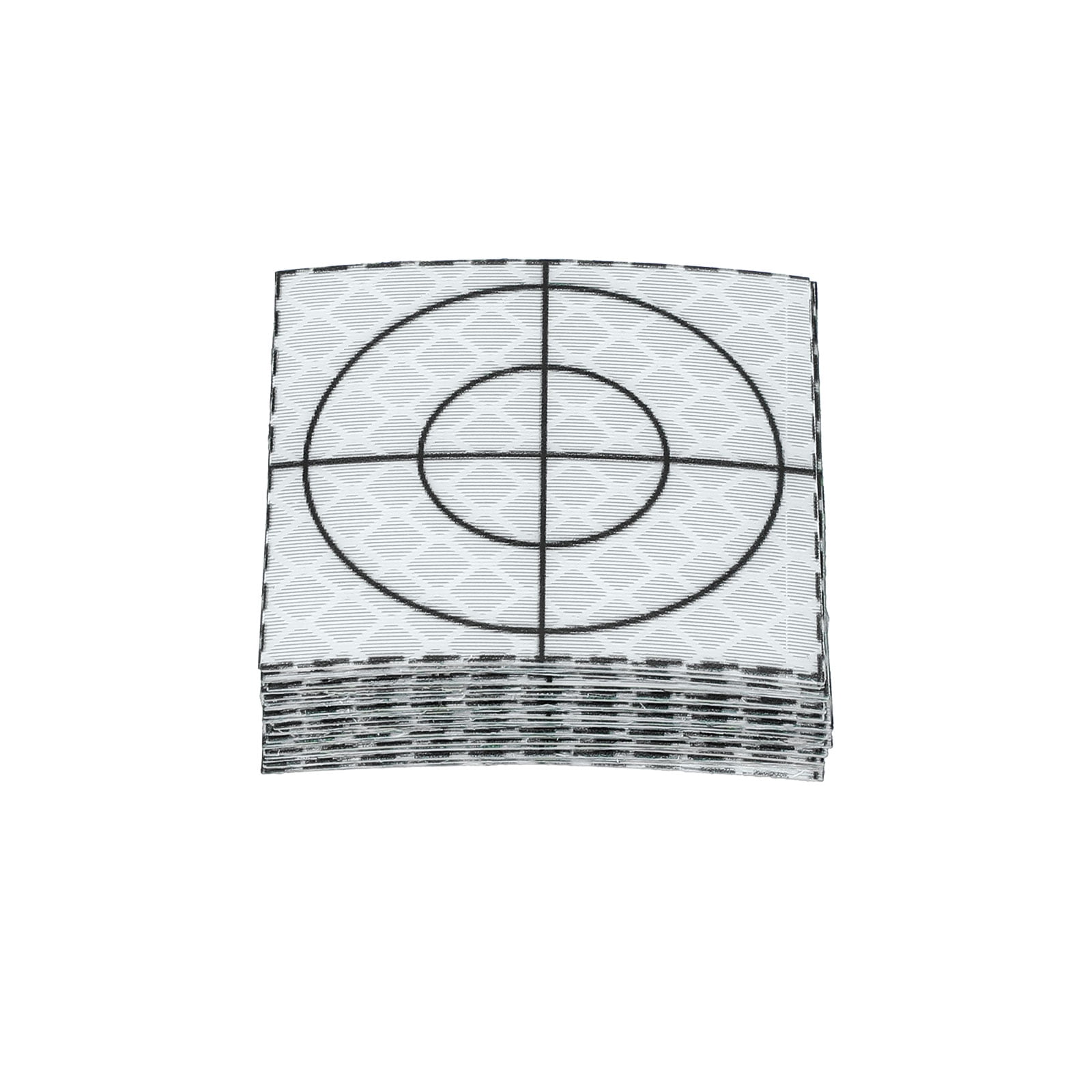 Uxcell Survey Reflector Sheets, Self-Adhesive Reflective Target Sheets ...