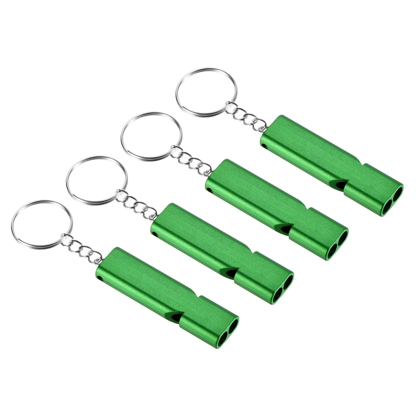 Uxcell 4Pcs Survival Whistle Double Tubes Whistles Super Loud for ...