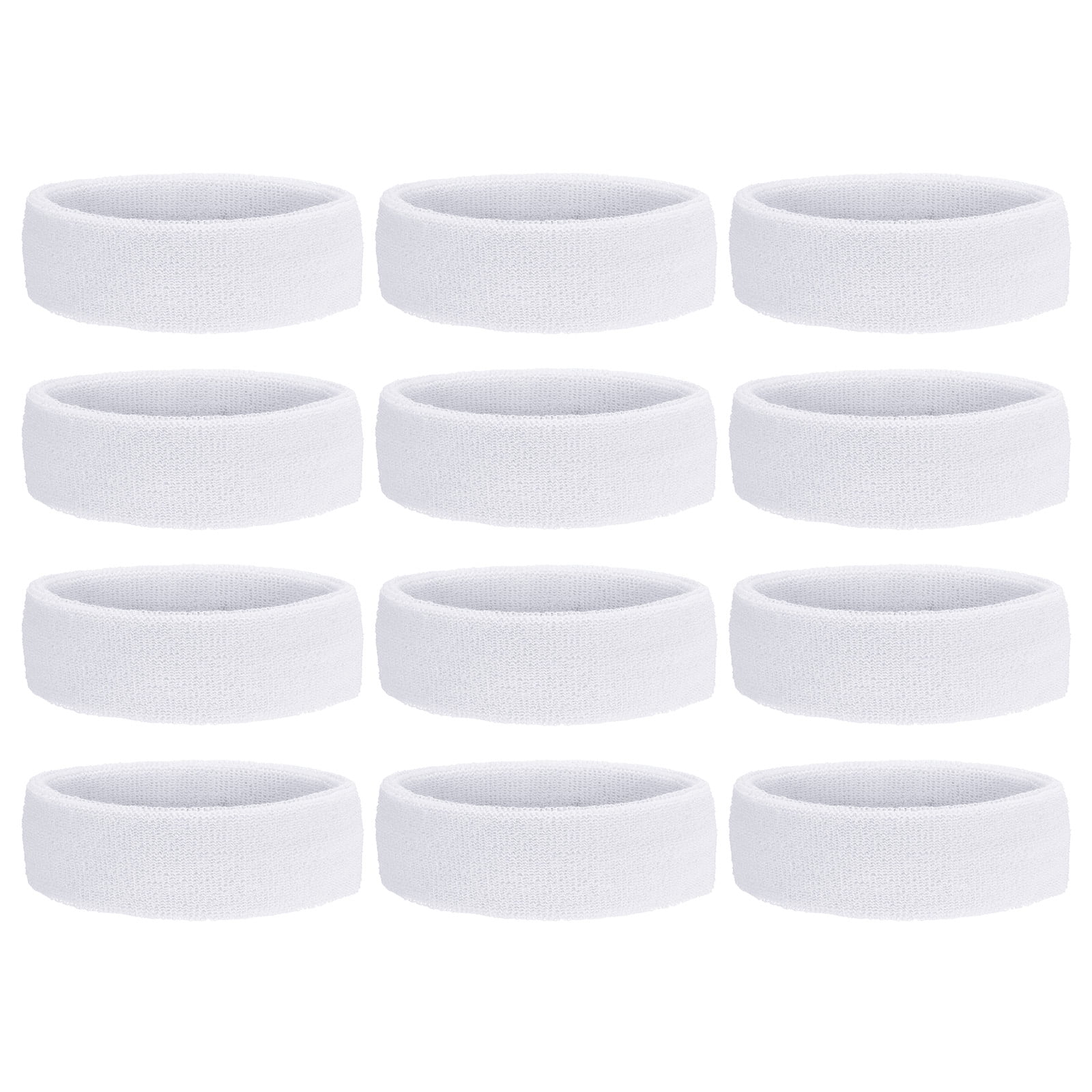 Uxcell Sweatband Headbands, Terry Cloth Sweat Band for Women Men Sports ...