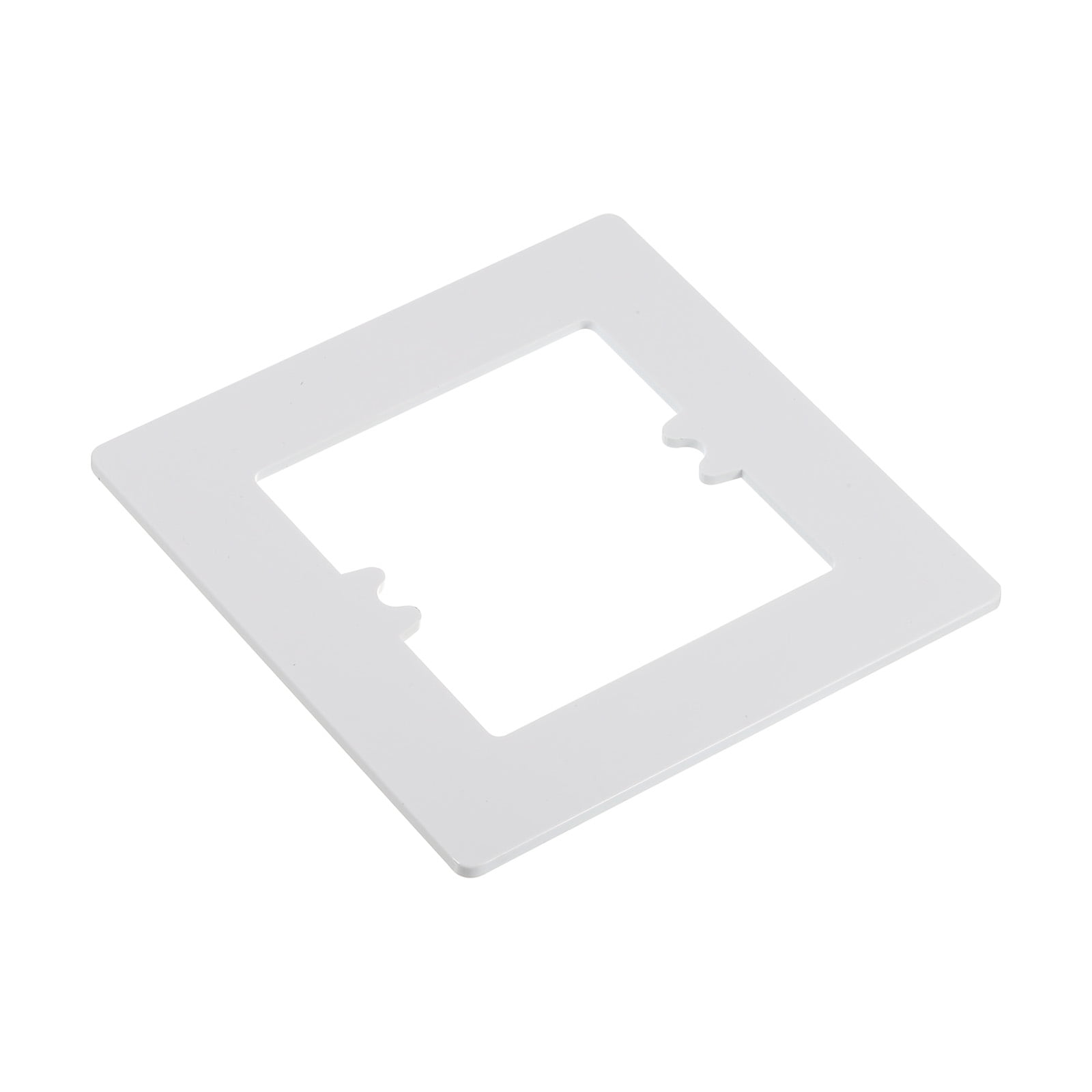 Uxcell Switch Surround Plate Decoration Single Gang Acrylic White 110mm ...