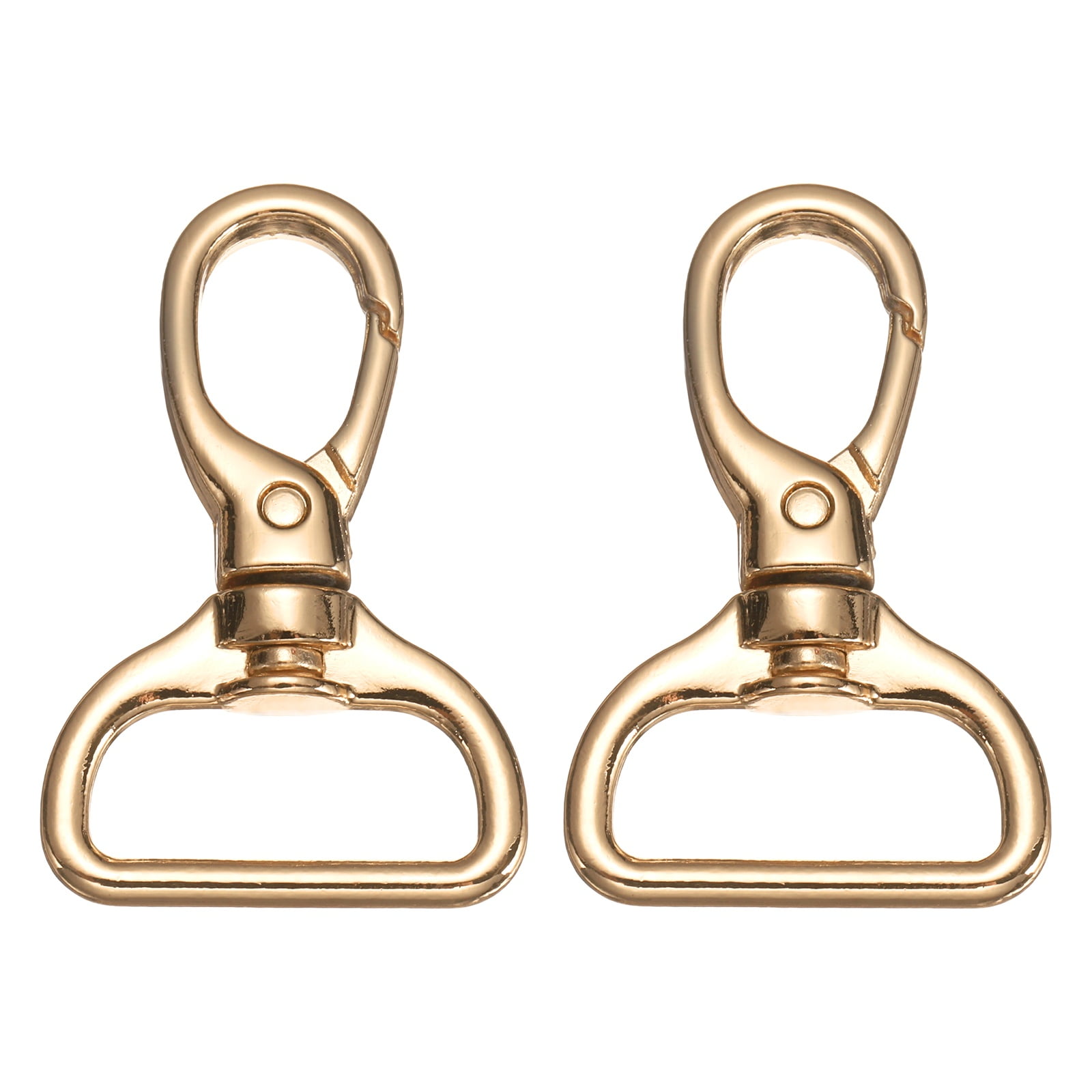 Uxcell Swivel Clasps, (1 Inch, Gold) (2 Pcs), Metal Swivel Snap Hooks ...