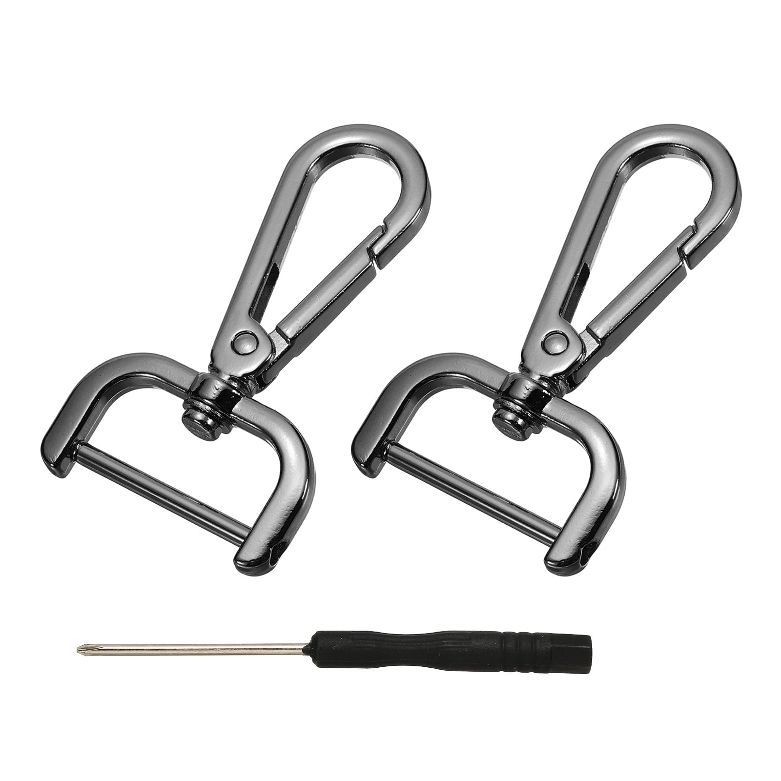 Uxcell Swivel Clasps Hook, Detachable Snap Hook with Screwdriver for ...