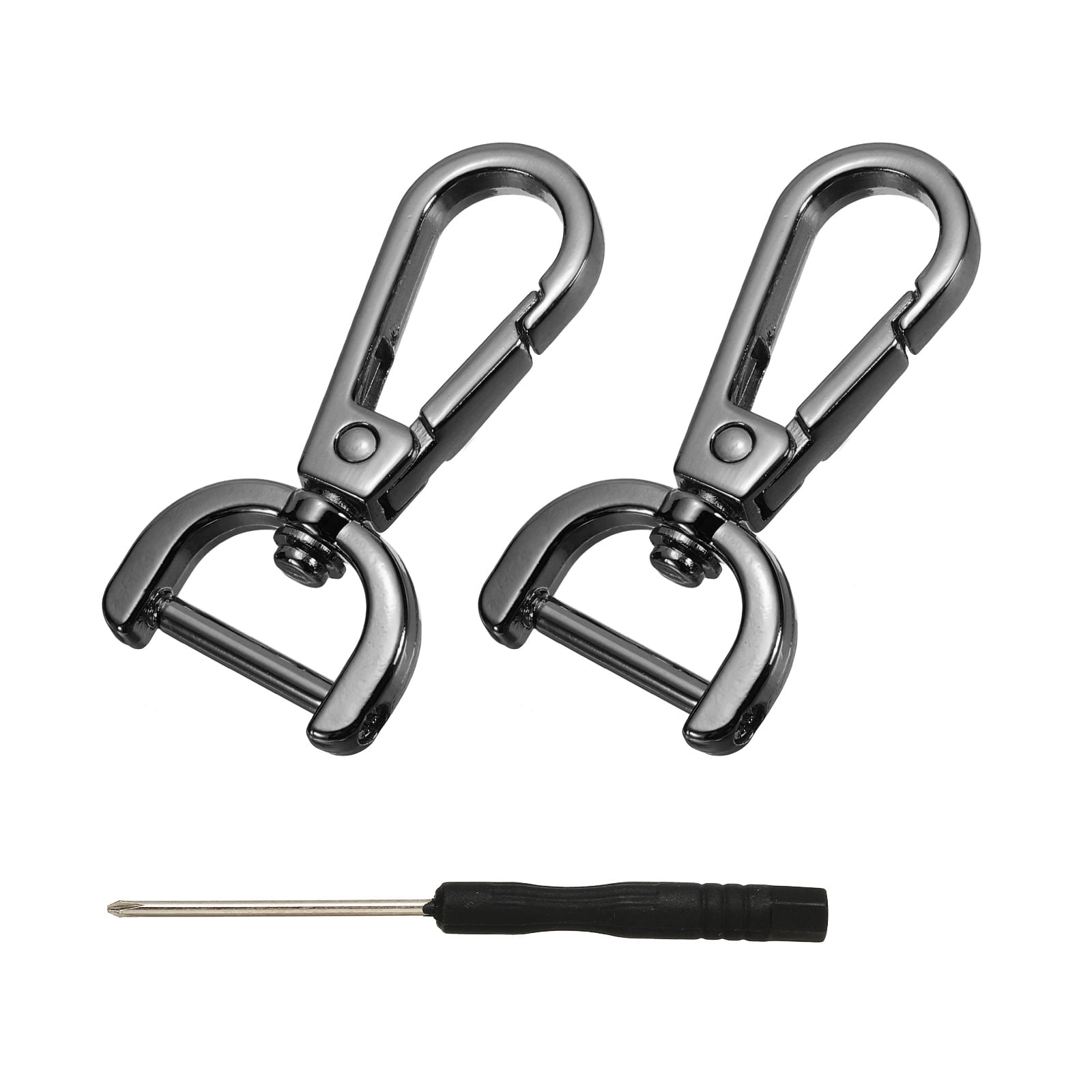 Uxcell Swivel Clasps Hook, Detachable Snap Hook with Screwdriver for ...