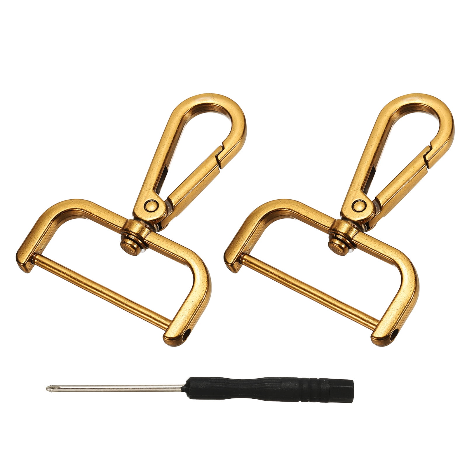 Uxcell Swivel Clasps Hook, Detachable Snap Hook with Screwdriver for ...